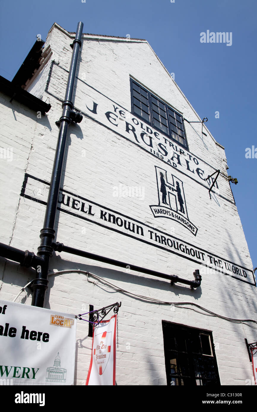 Ye Olde Trip to Jerusalem inn, the oldest pub in England c 1189 England ...
