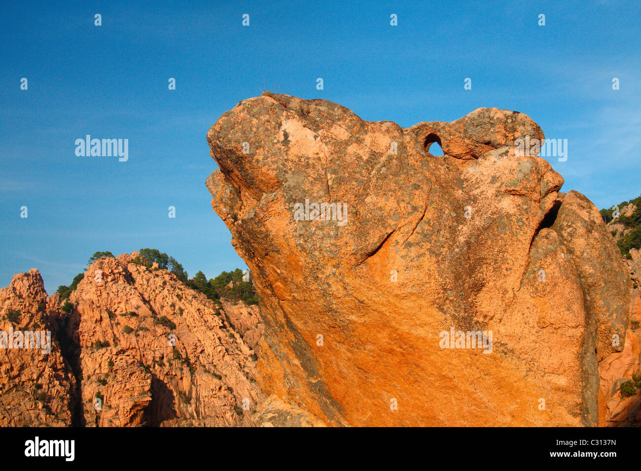 Calanques corsica island mediterranean france walk mountain nature ...