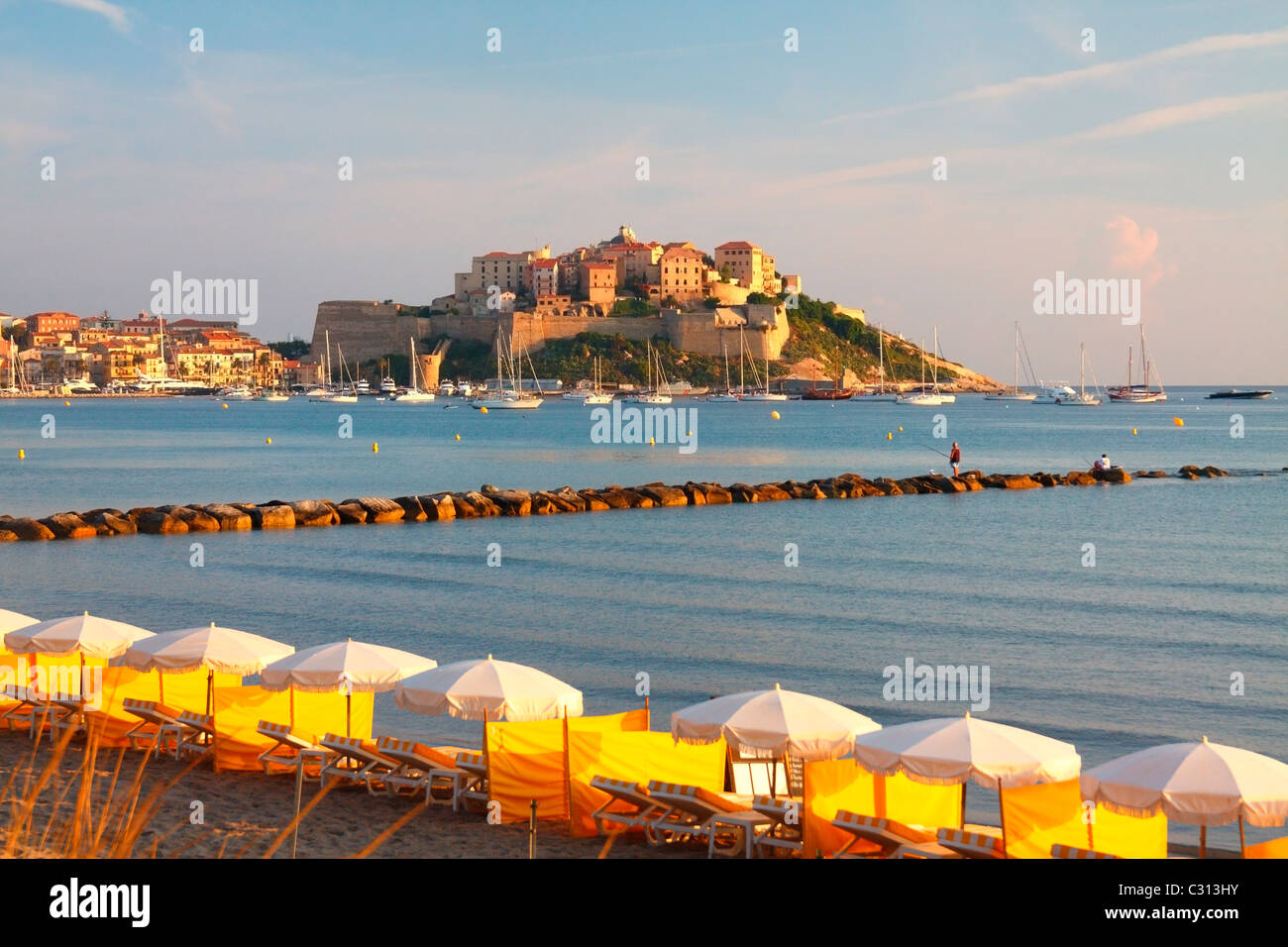 Old town calvi in corsica hi-res stock photography and images - Alamy