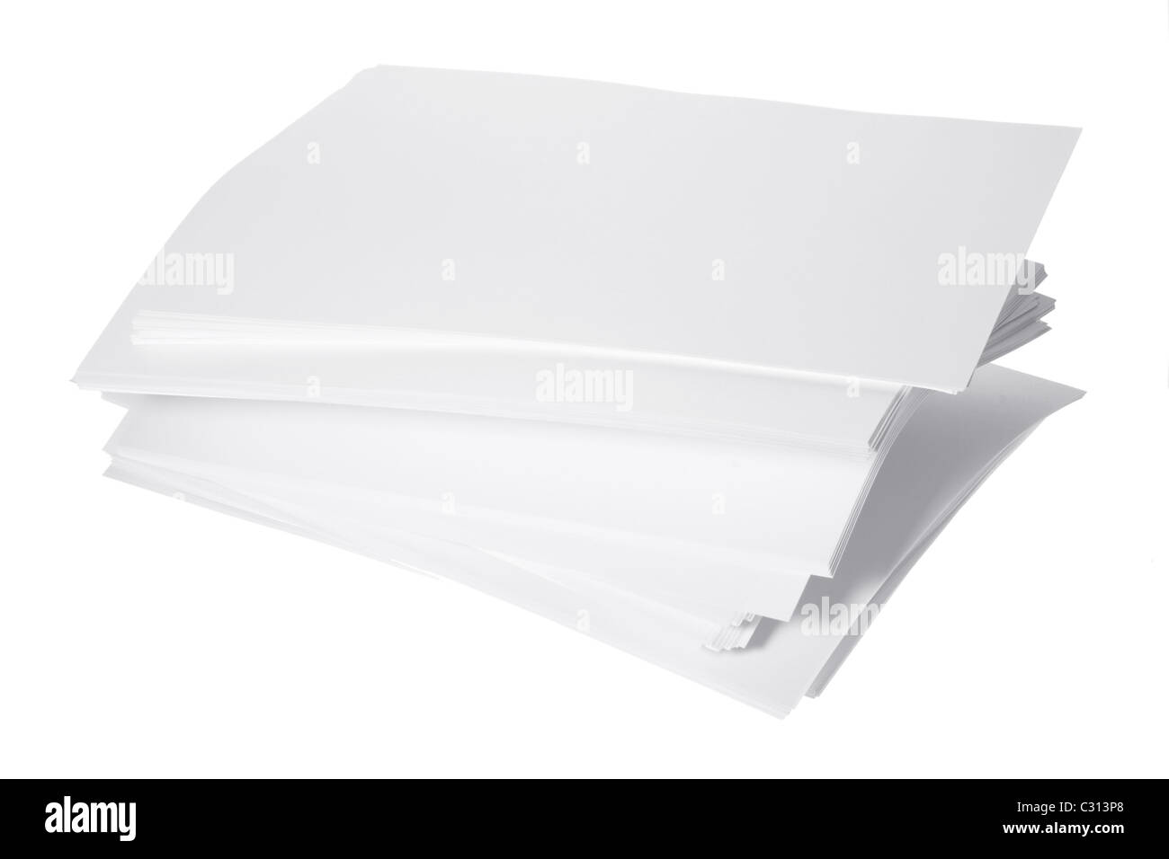 Stack of Papers Stock Photo - Alamy