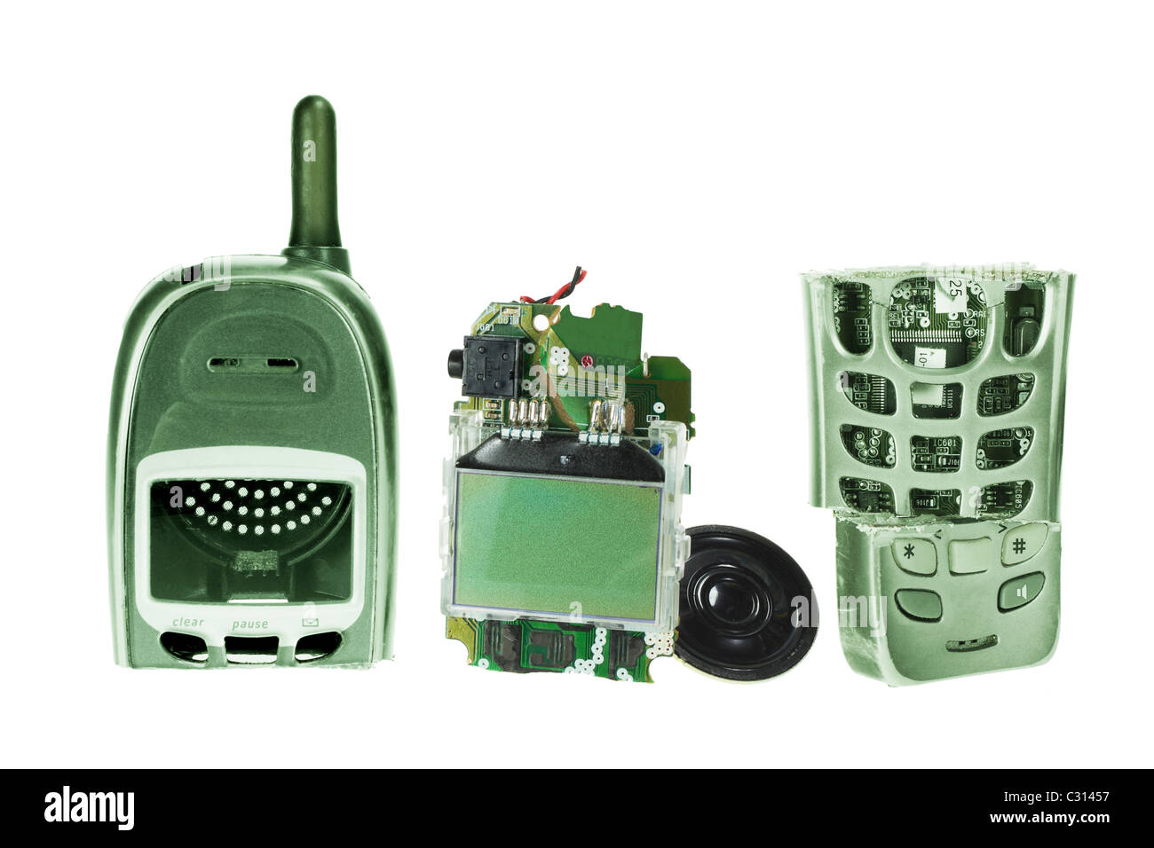 Broken Mobile Phone Stock Photo - Alamy