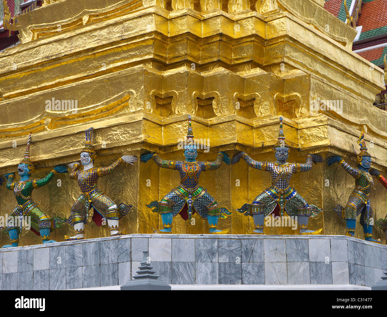 Inside the Grand Palace, Bangkok, Thailand Stock Photo - Alamy
