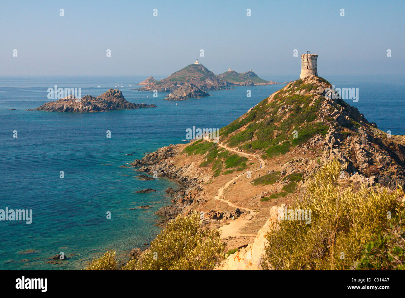 Sanguinaires islands in Ajaccio, Corsica Stock Photo - Alamy