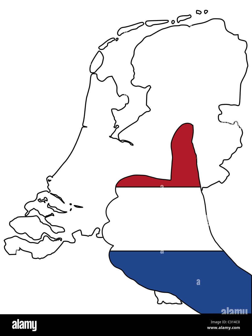 Dutch finger signal Stock Photo - Alamy