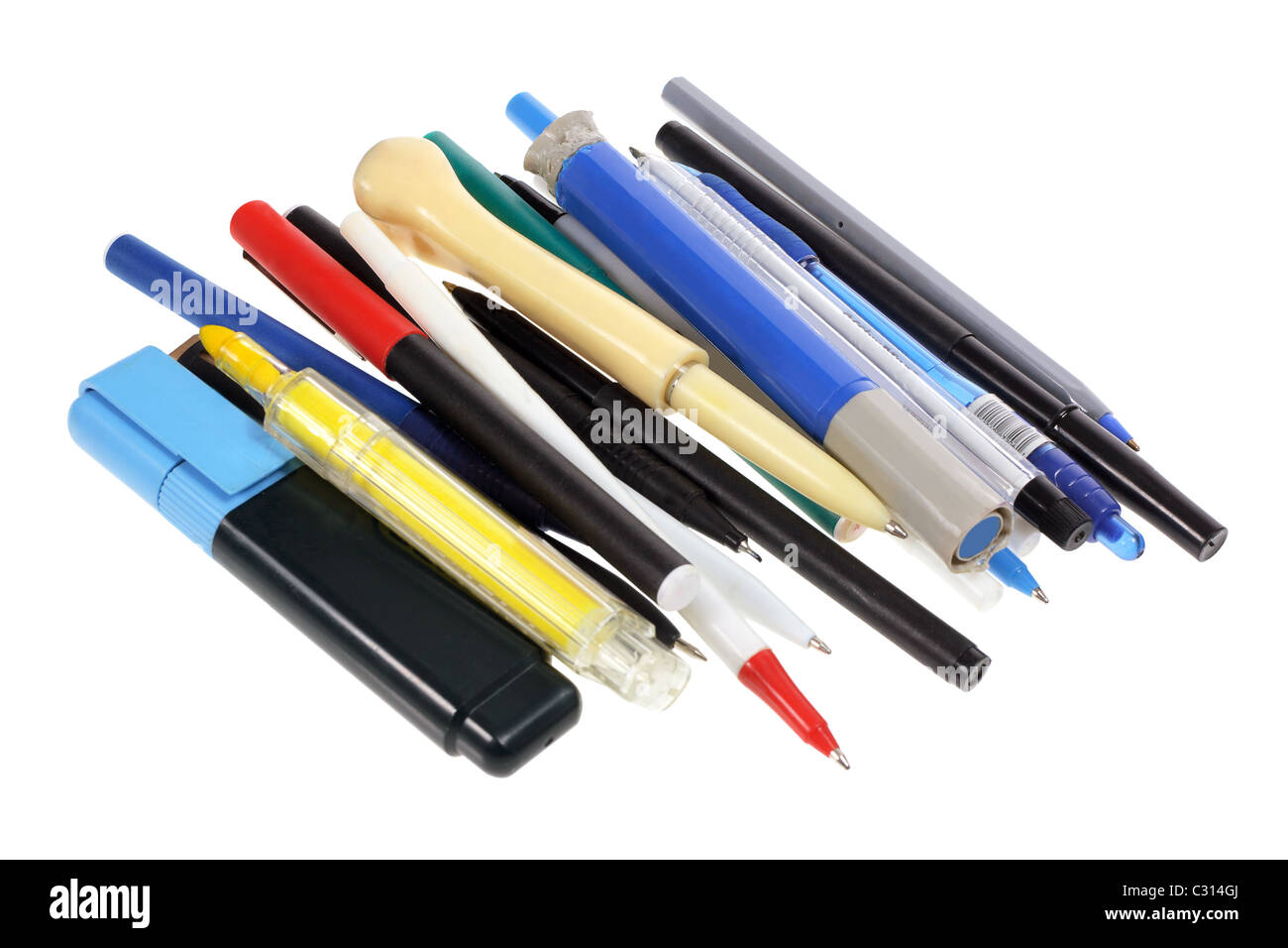 Collection of Pens Stock Photo - Alamy