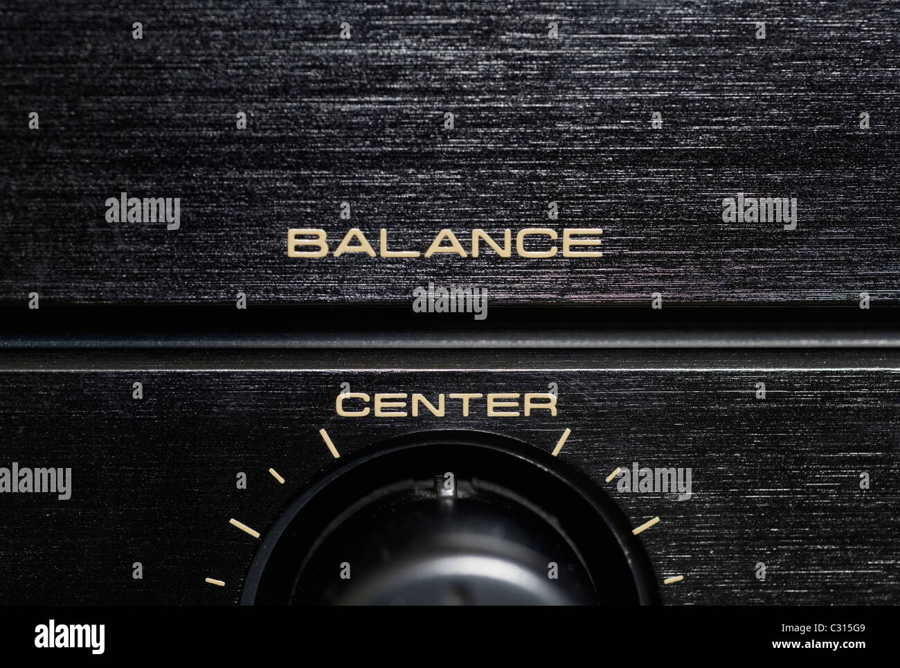 balance audio control Stock Photo - Alamy