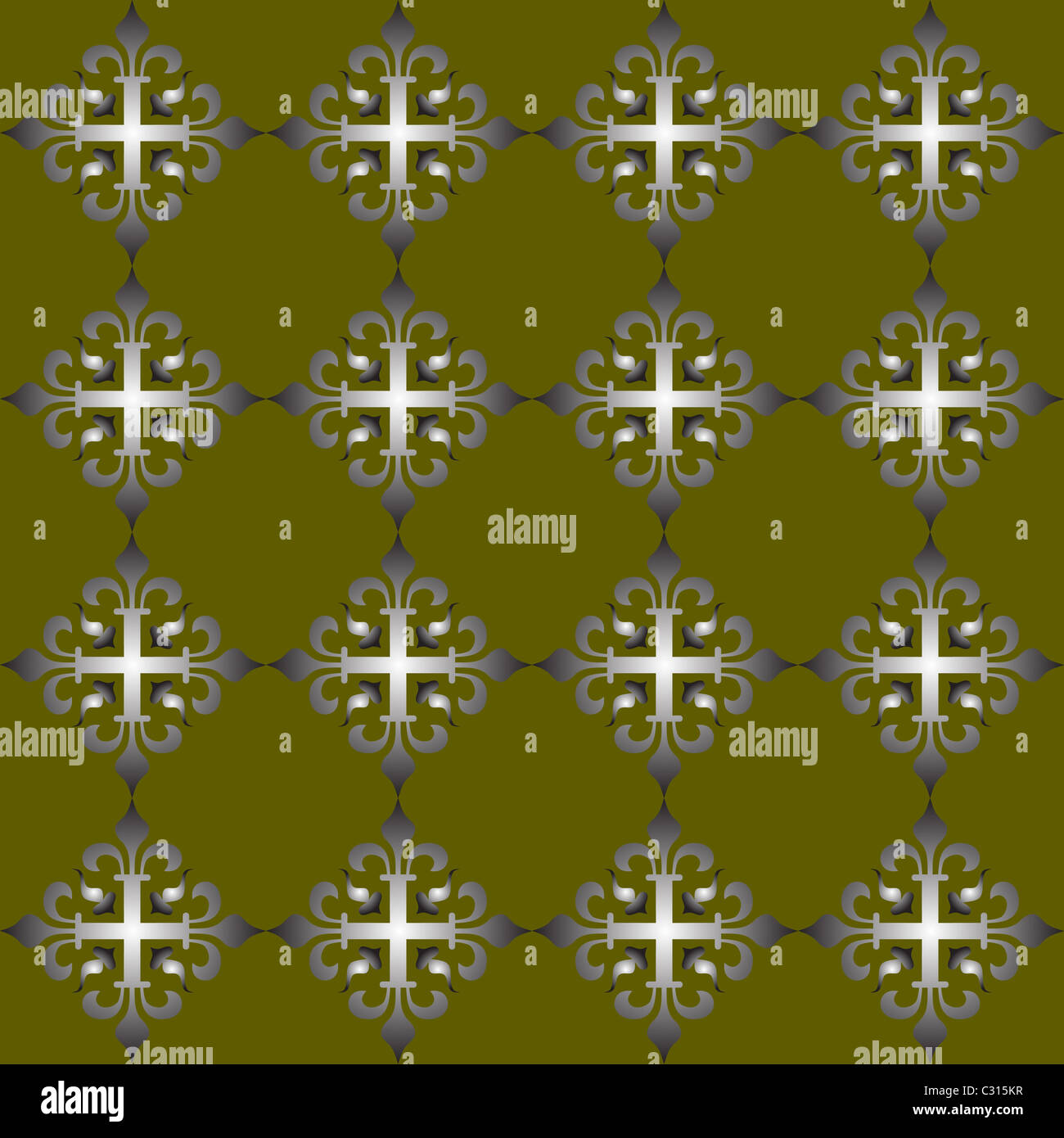 Seamless wallpaper pattern without a seam from beautiful bent lines ...