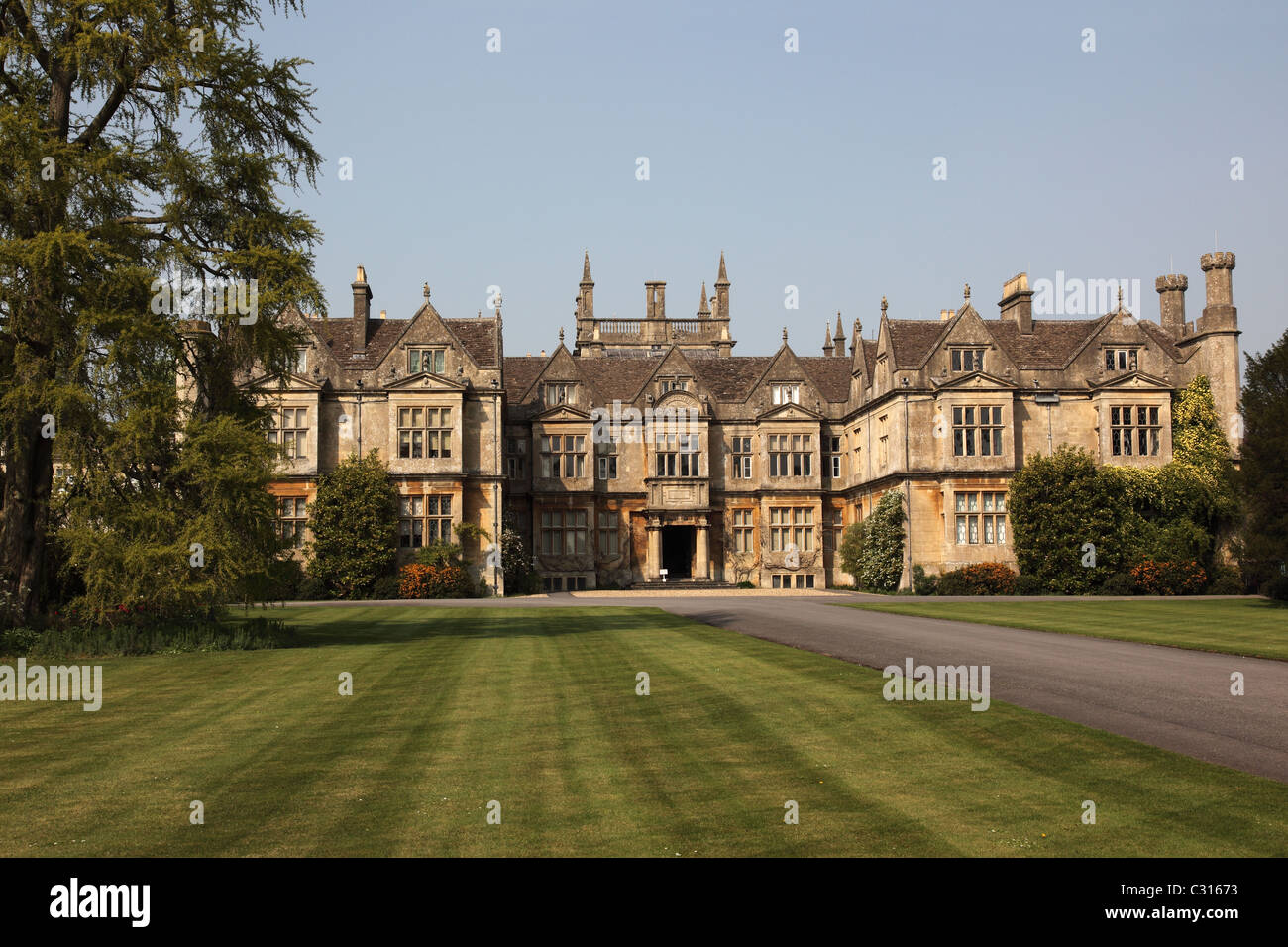 Corsham Court an Elizabethan stately house, Corsham, Wiltshire, England ...
