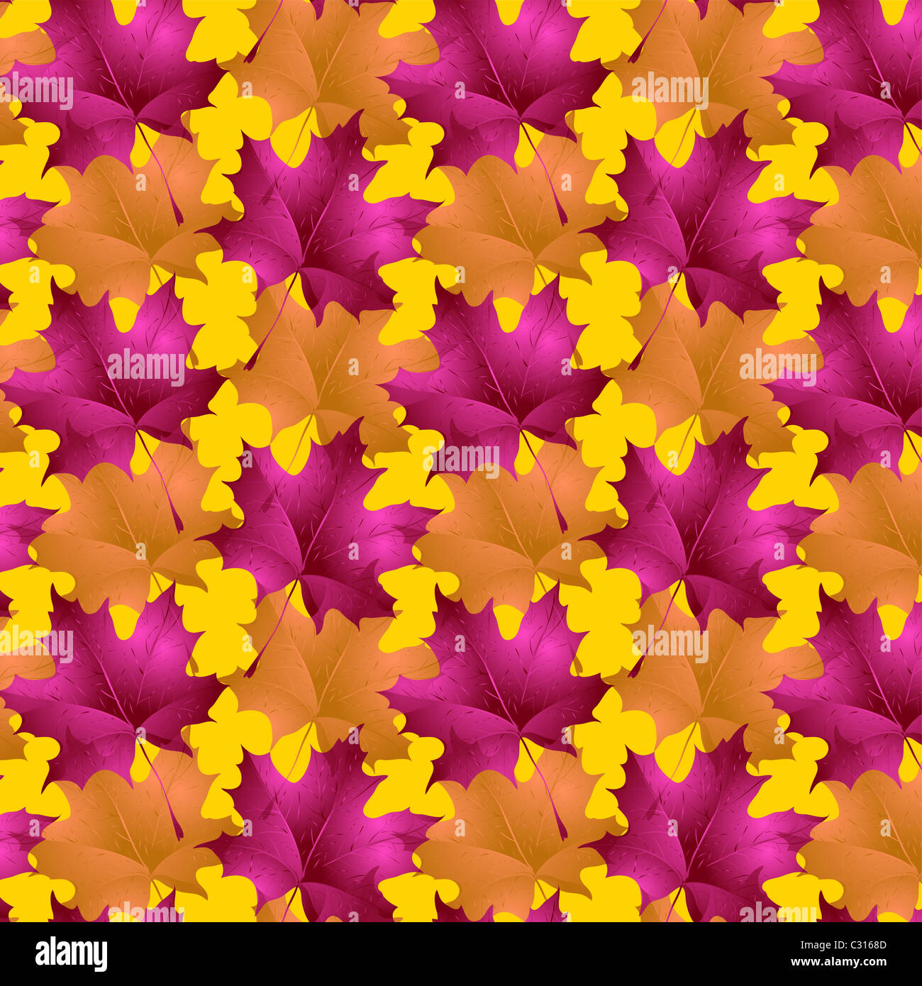 Seamless wallpaper pattern from abstract smooth forms, vector Stock ...