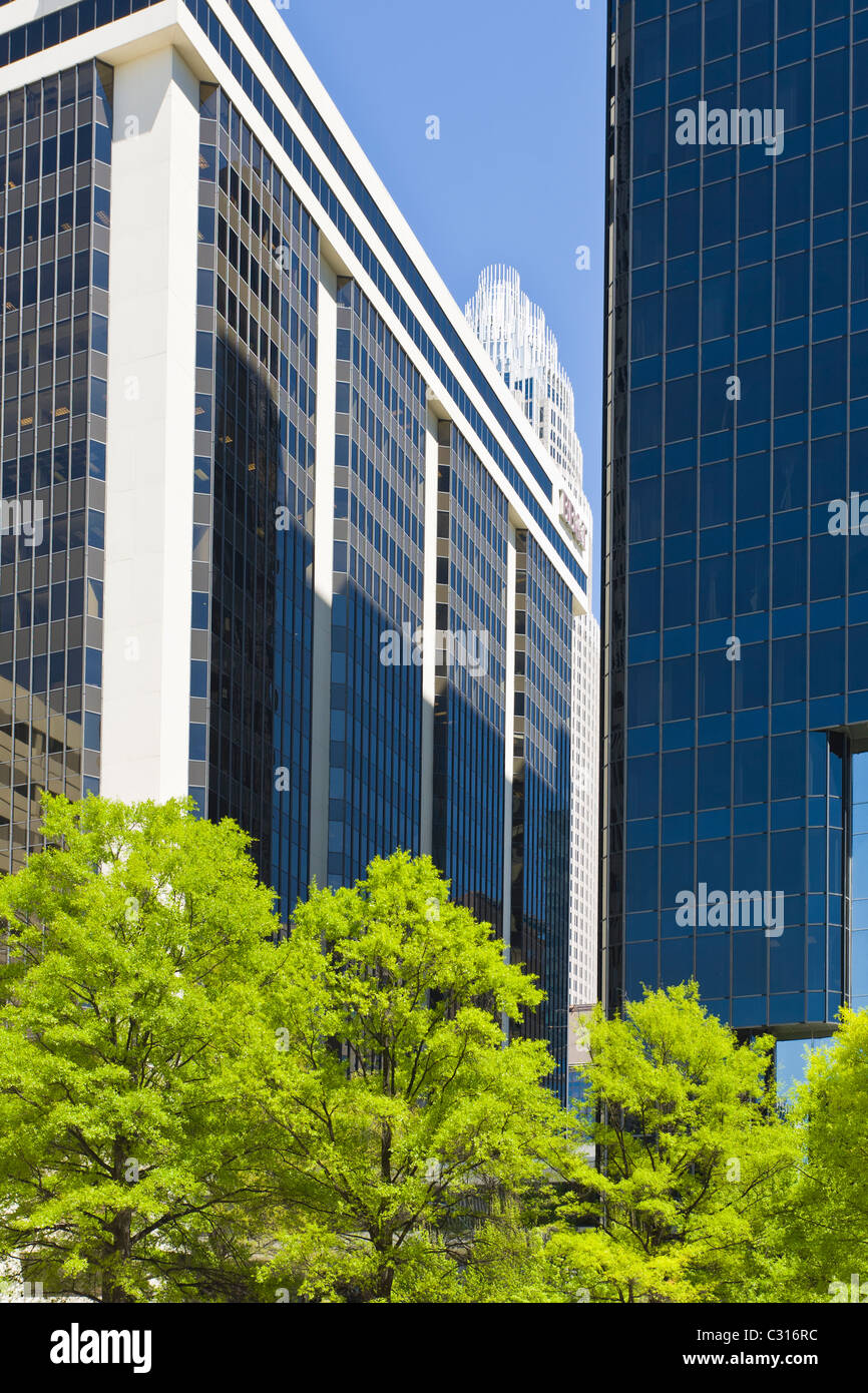 Modern buildings in downtown Charlotte North Carolina Stock Photo - Alamy