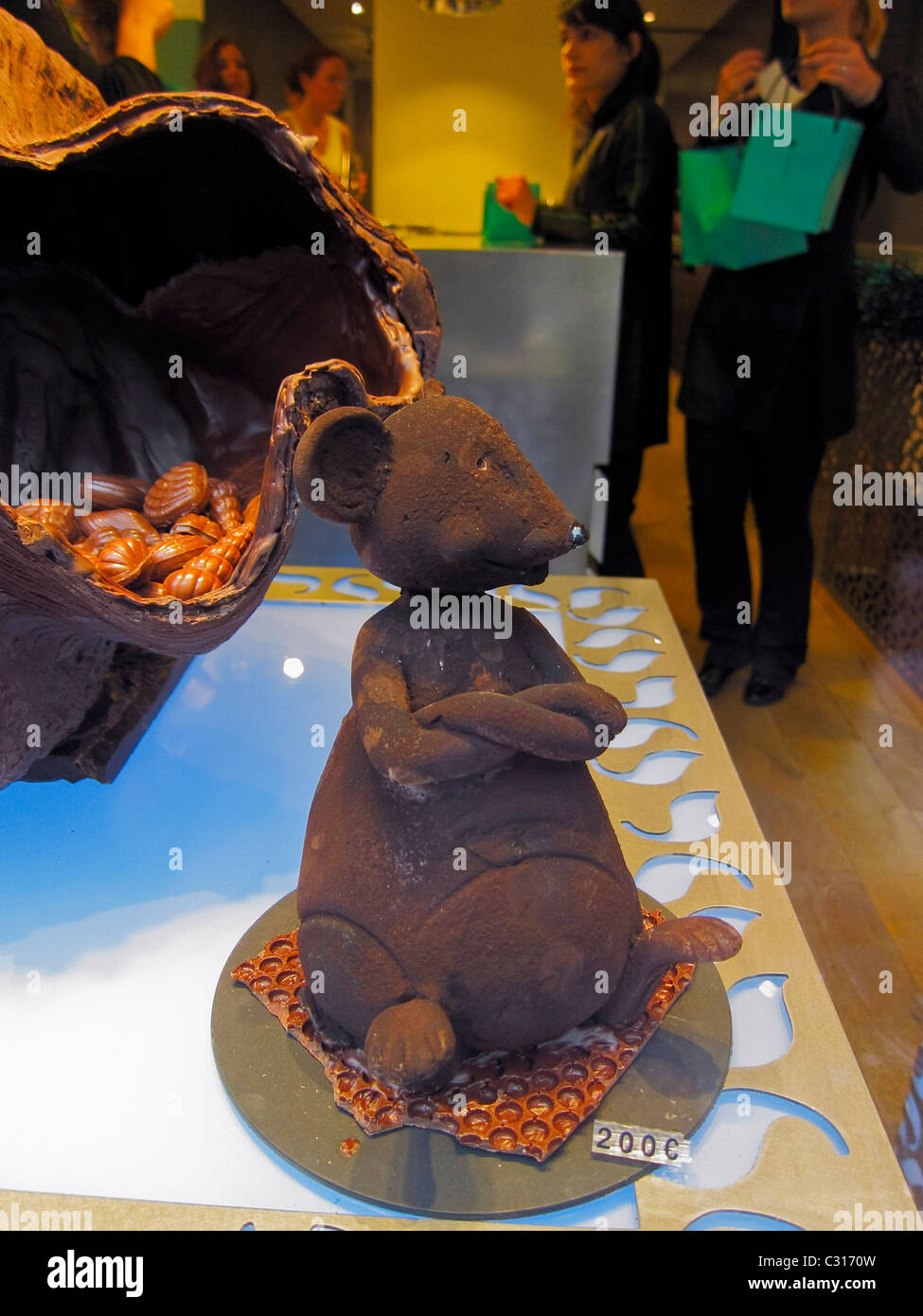 Paris, France, Shopping in French Chocolate Shops in "Saint Germain des ...