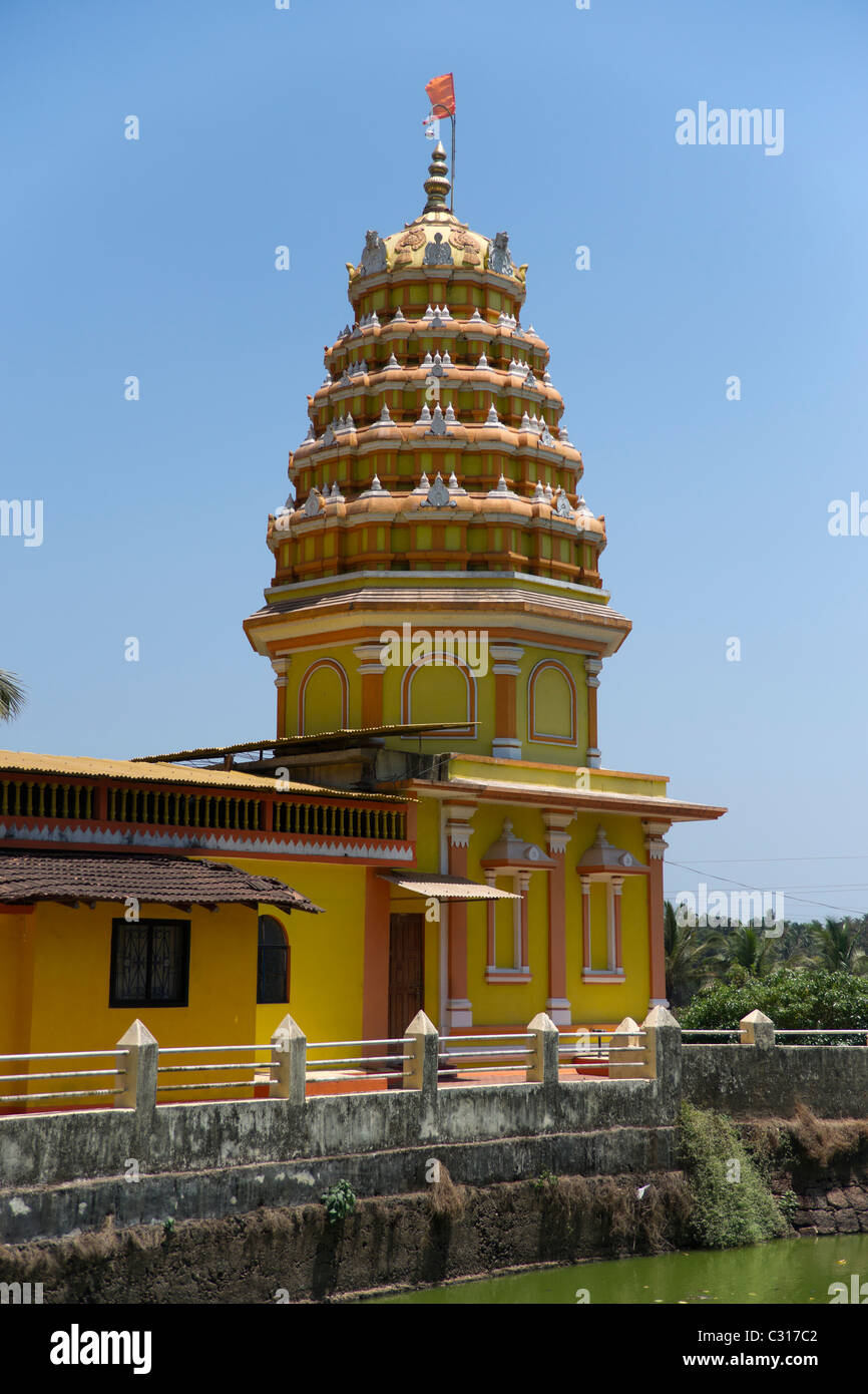 Hindu temple india goa hi-res stock photography and images - Alamy