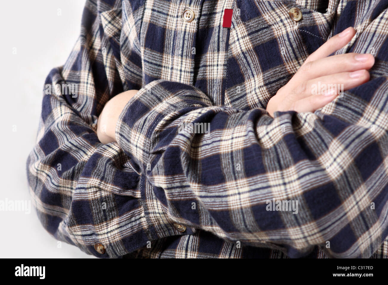 close up of man hands folded with white background Stock Photo - Alamy