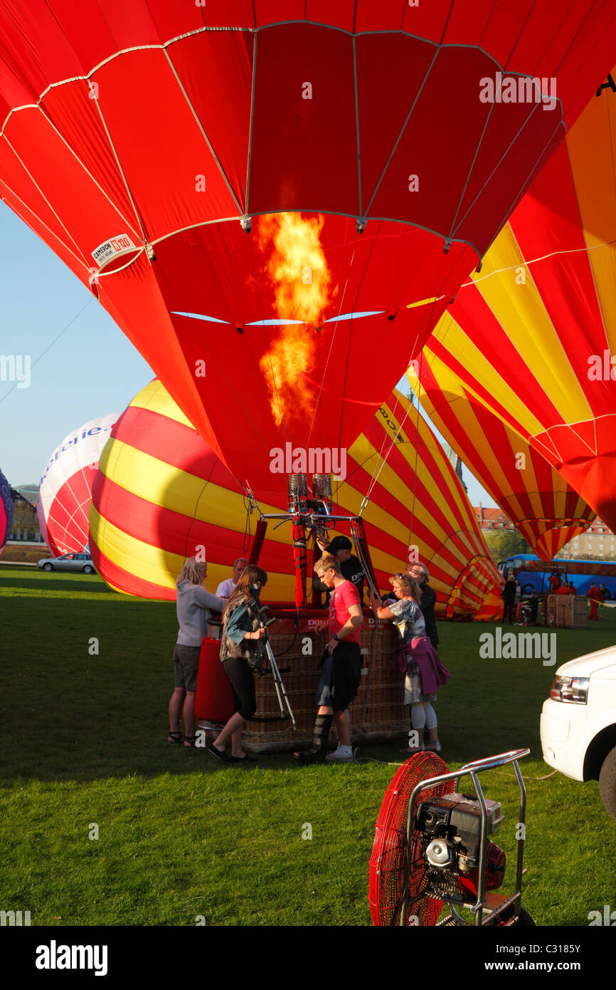 12 enormous hot air balloons in a commemorative flight on the 200th ...