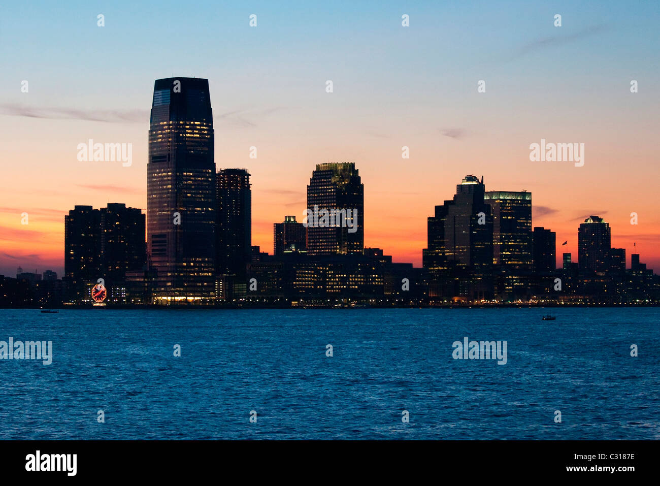 New york city from staten island ferry hi-res stock photography and ...