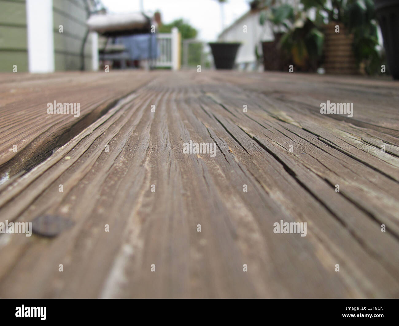 A large deck Stock Photo - Alamy
