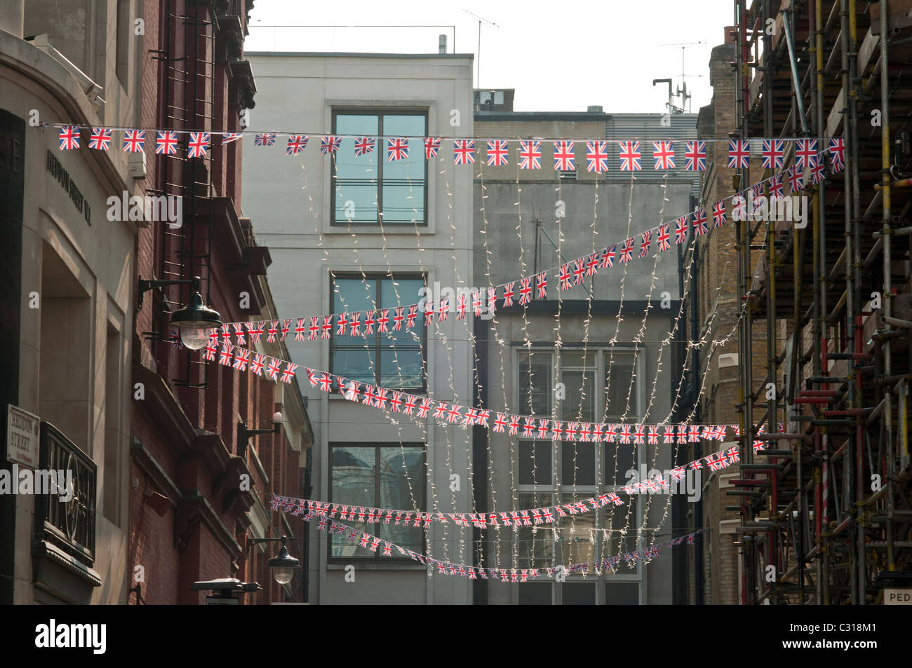 Royal wedding buntings in London, UK Stock Photo - Alamy