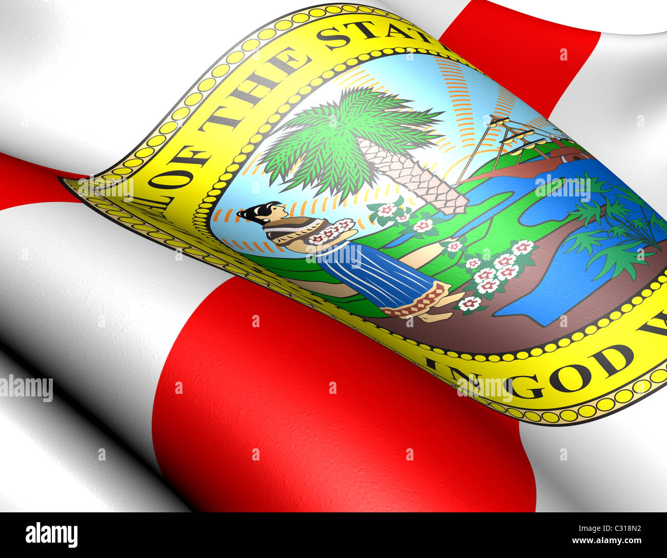 Flag of Florida, USA Stock Photo - Alamy