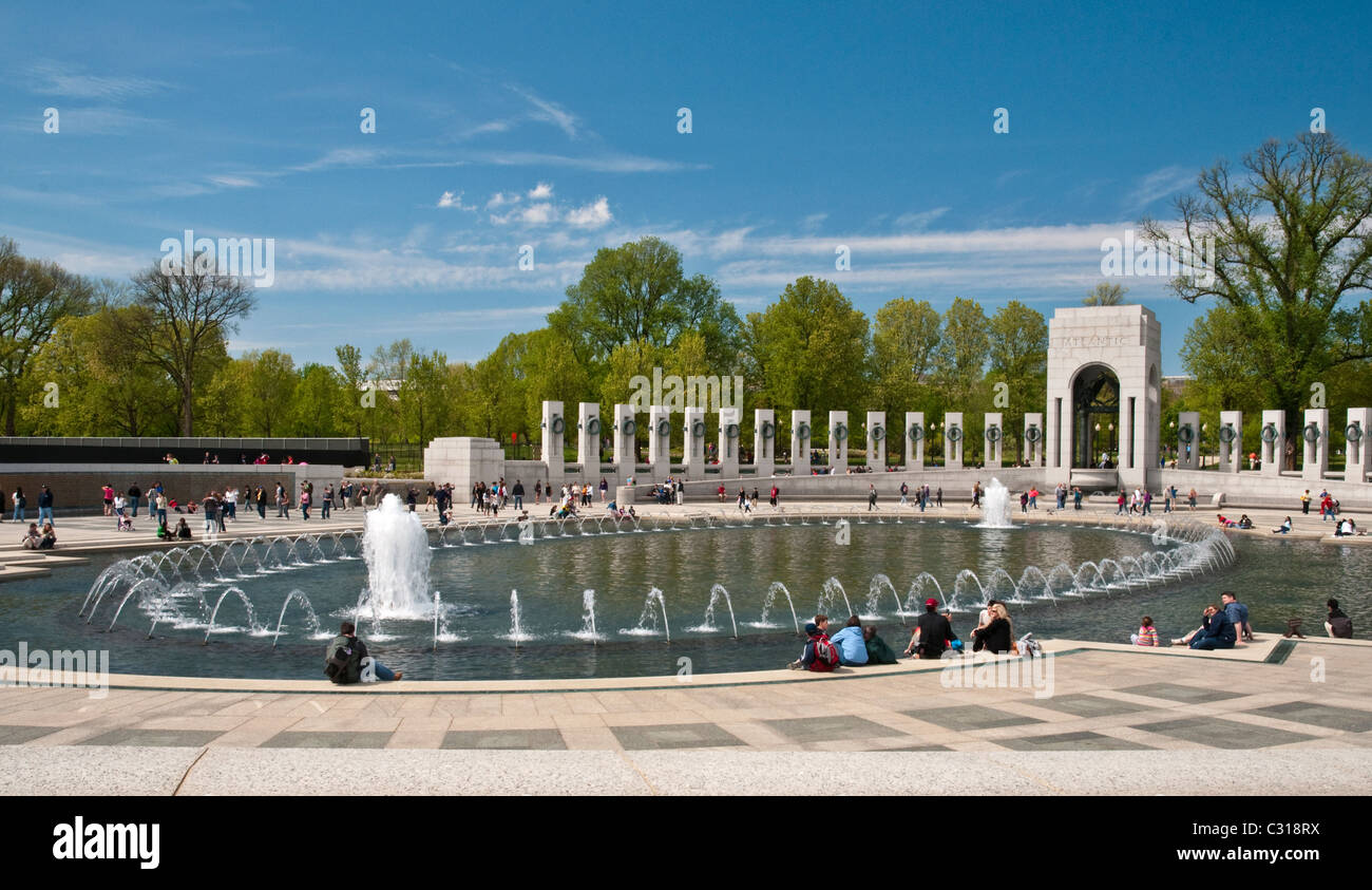 National World War II Memorial in Washington DC Stock Photo - Alamy
