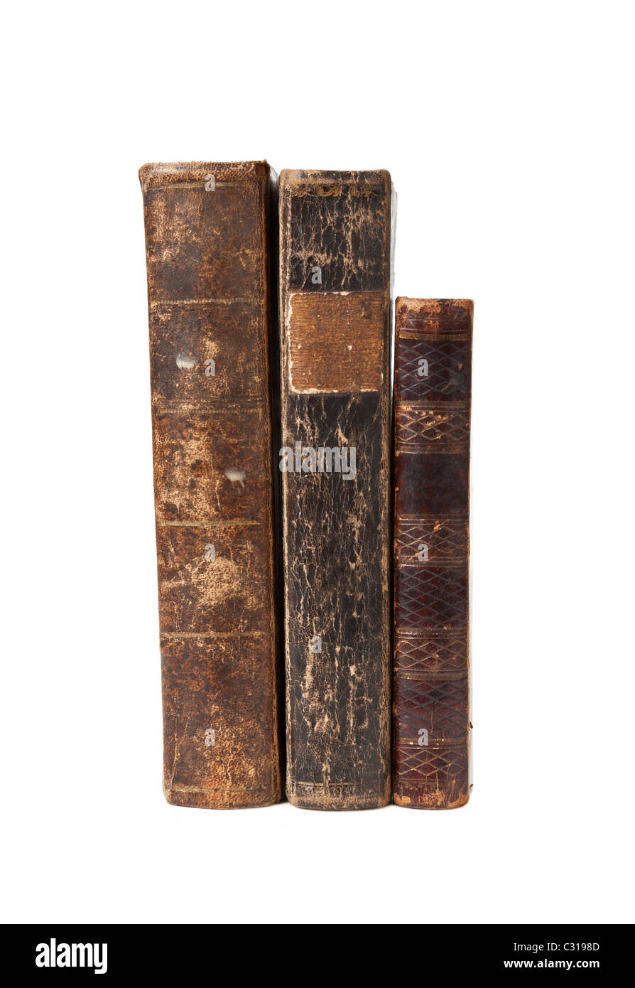 Old book wear tear isolated Cut Out Stock Images & Pictures - Alamy