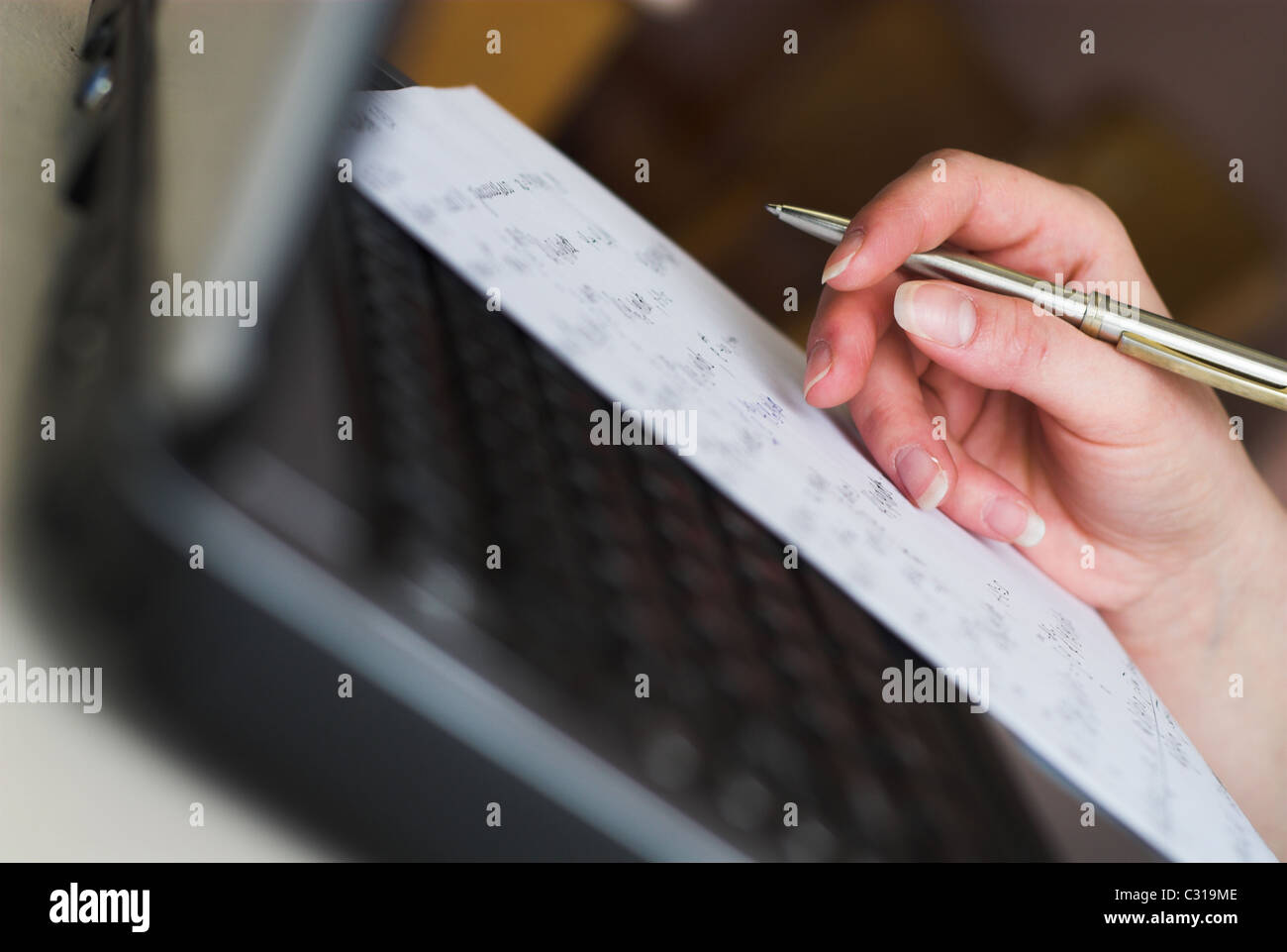 Young student is preparing to take math test Stock Photo - Alamy