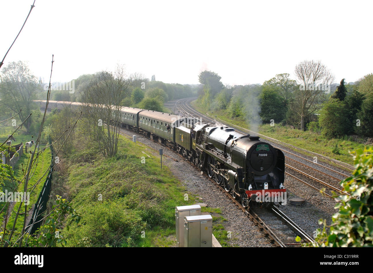 Britannia steam locomotive hi-res stock photography and images - Alamy