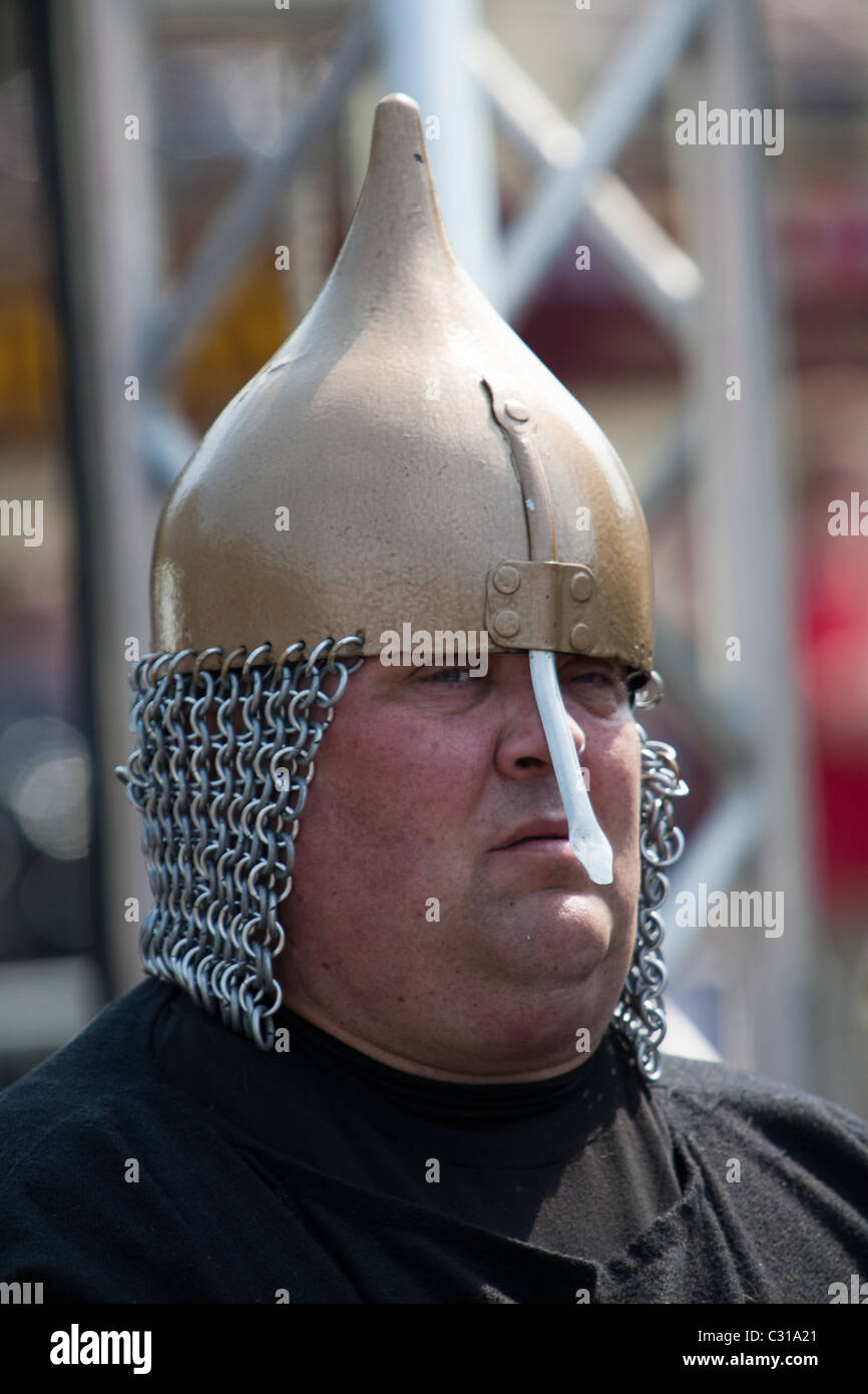 Roman soldier at the Easter Passion Play performed by the Wintershall ...
