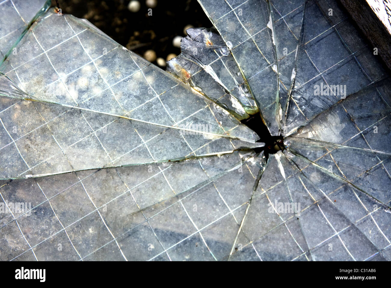 Break glass background close up Stock Photo - Alamy