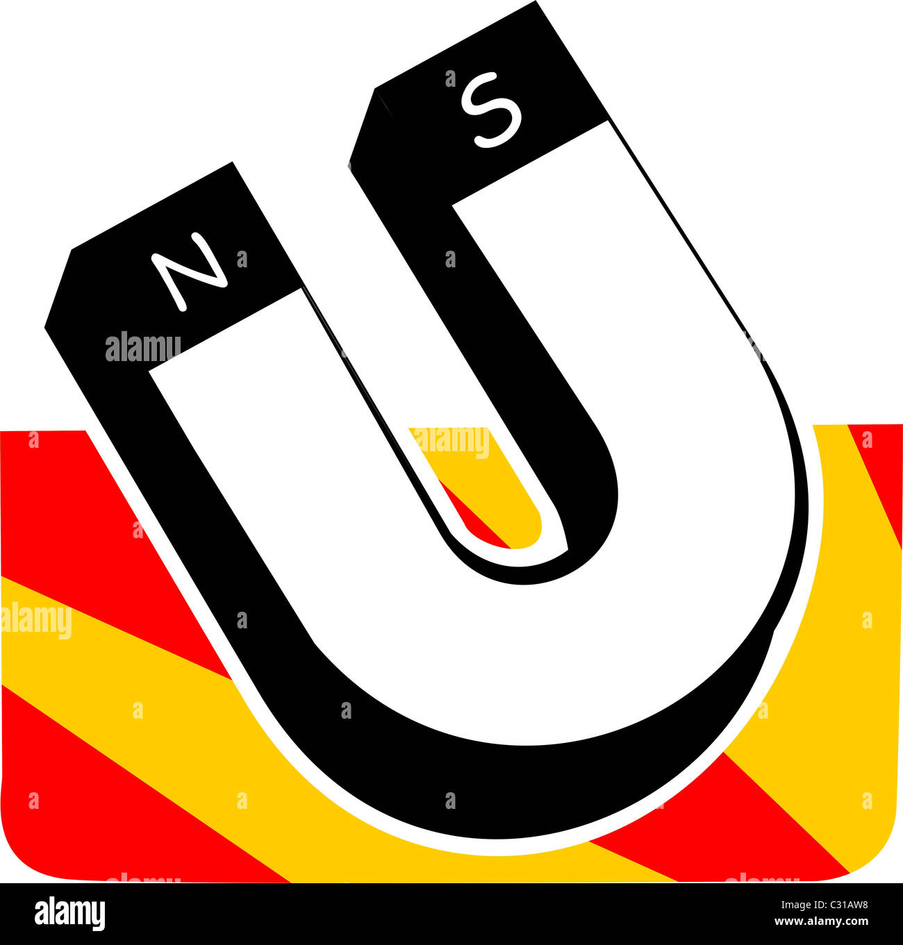 u shape magnet Stock Photo - Alamy