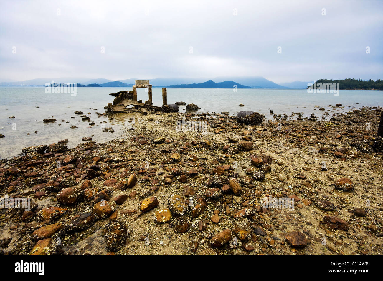 It is an old building at seaside Stock Photo - Alamy