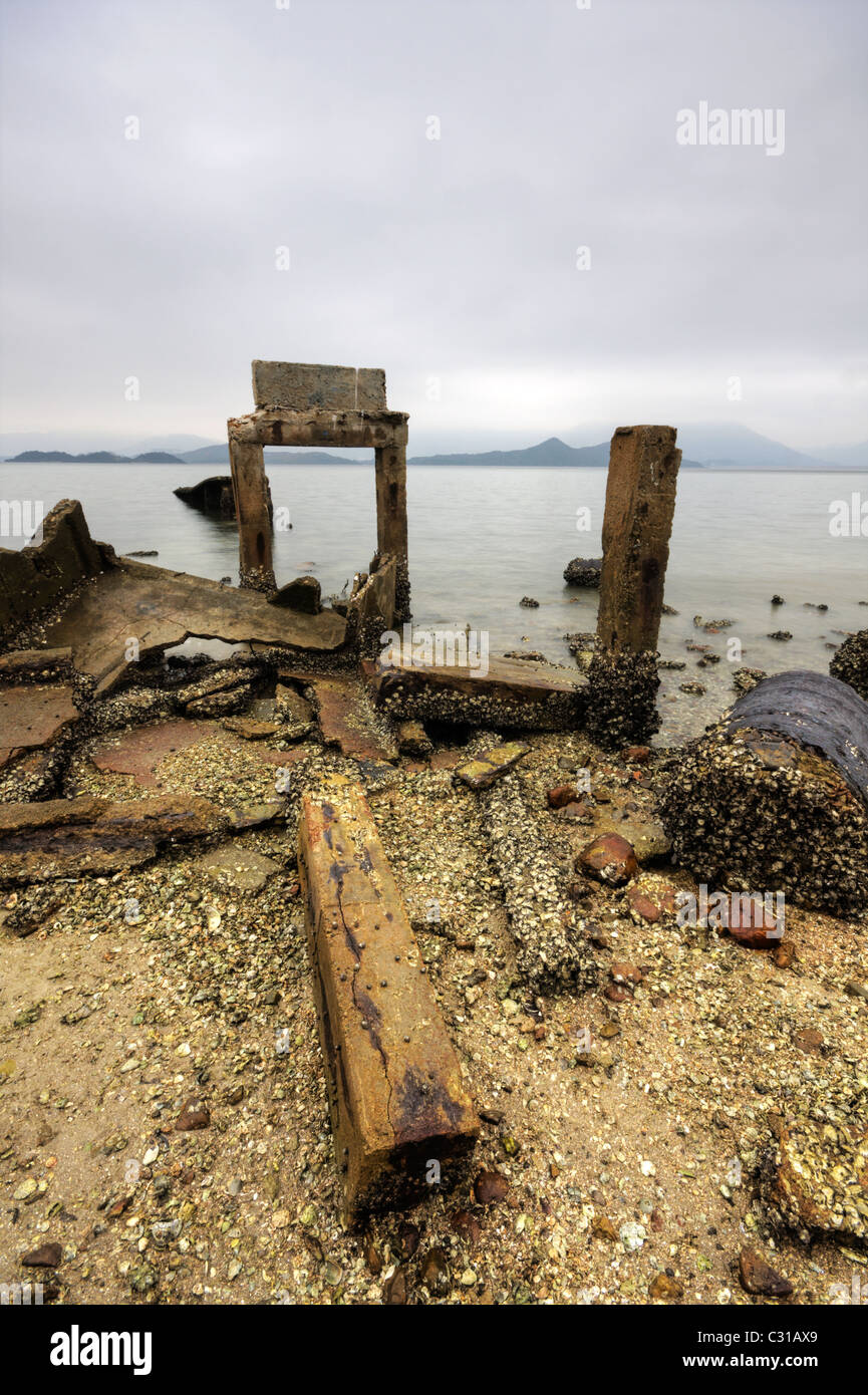 It is an old building at seaside Stock Photo - Alamy
