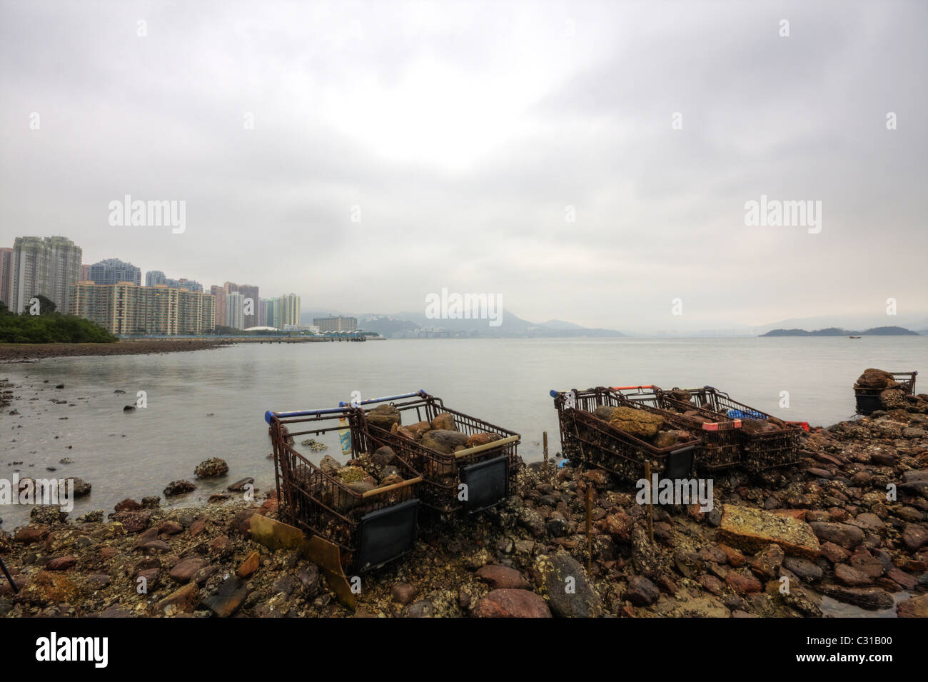 Pollution in seaside Stock Photo - Alamy