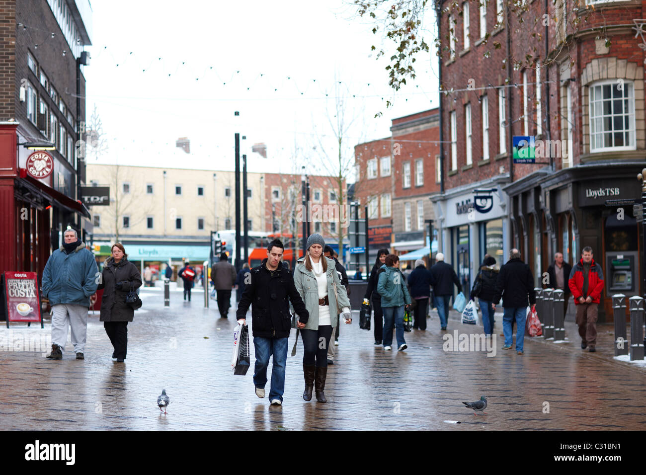 Wakefield City Centre Stock Photo - Alamy