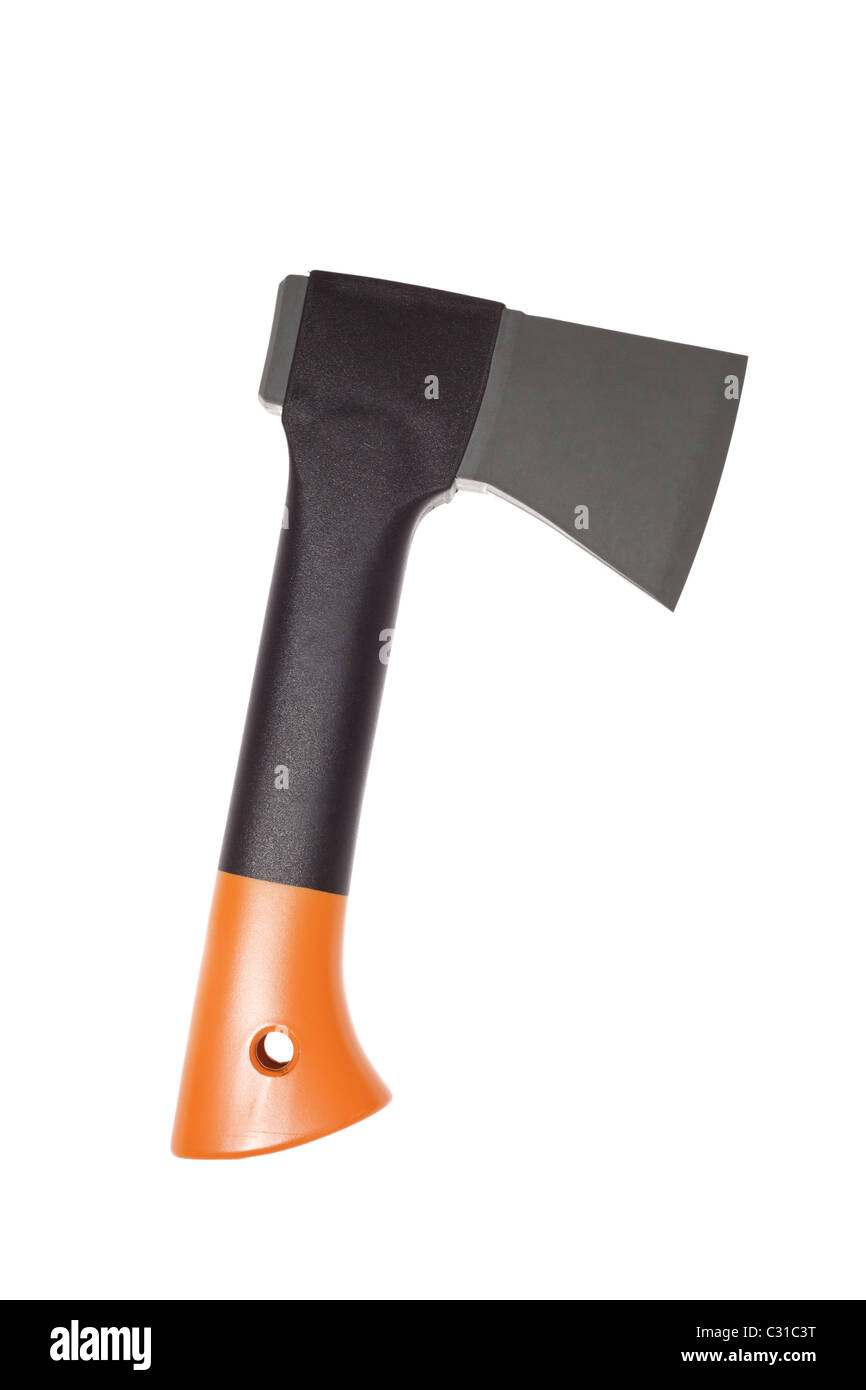 Axe isolated on a white background Stock Photo - Alamy