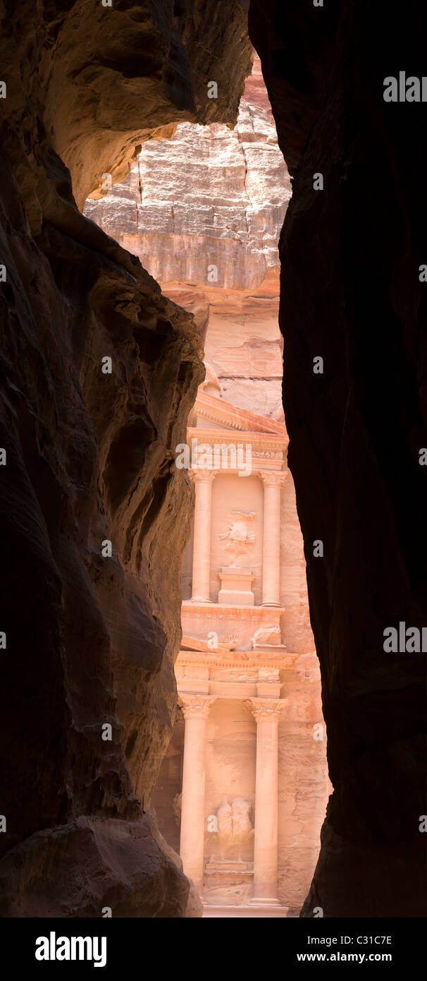 The famous first sight through the narrow rock passage, is The Treasury ...