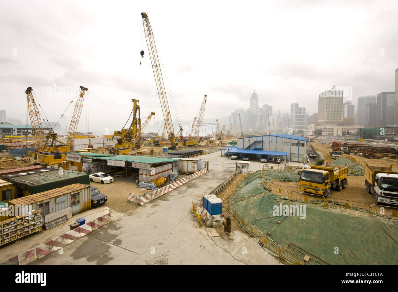 It is a wide shot of construction site Stock Photo - Alamy