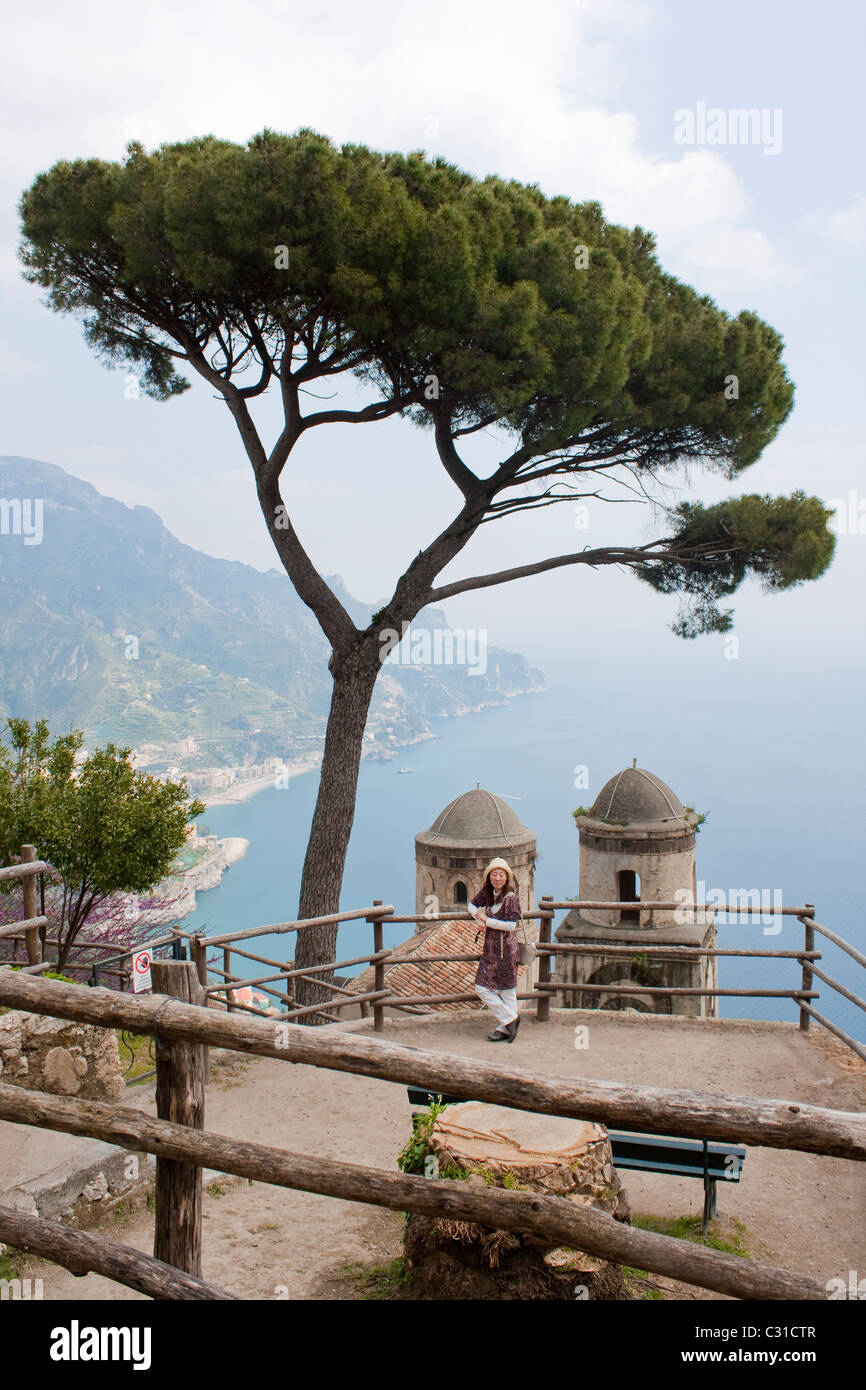 View from the VIlla Rufolo, in Ravello Italy Stock Photo - Alamy