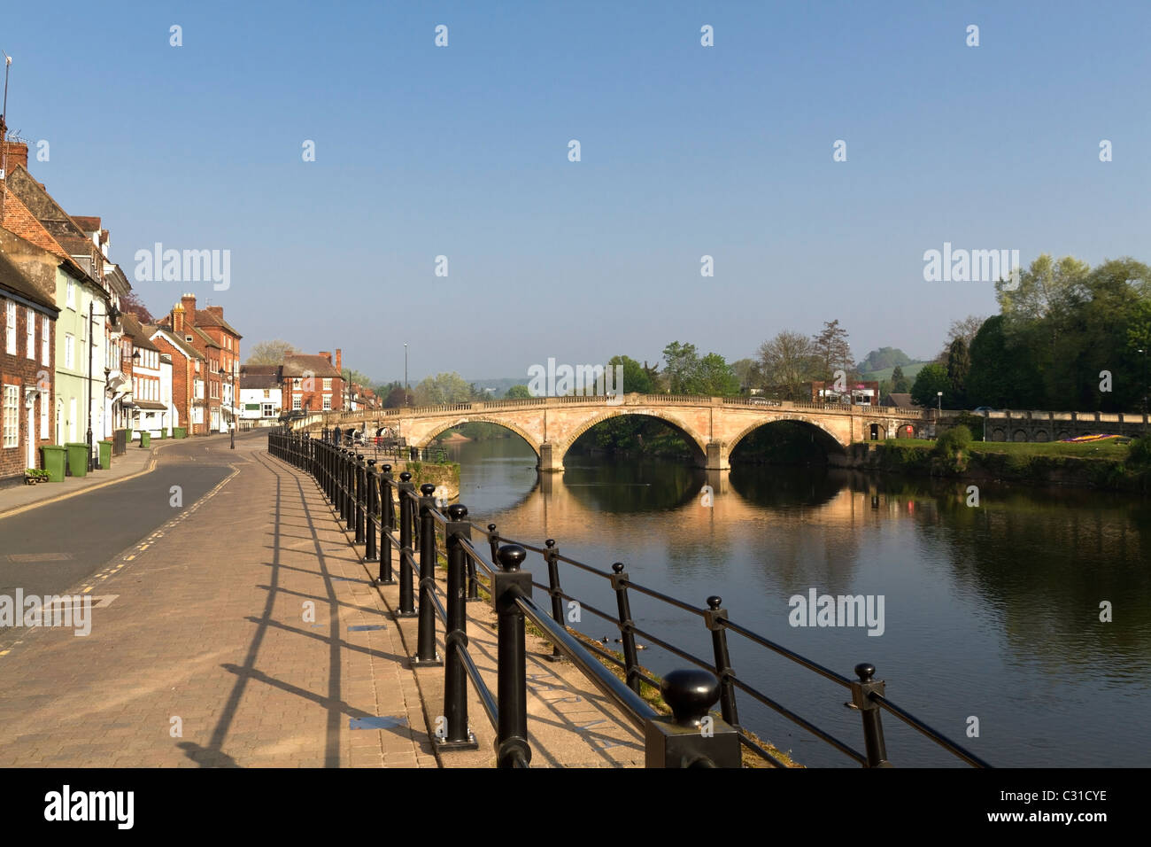 Bridge going over the River Severn in Bewdley Stock Photo - Alamy