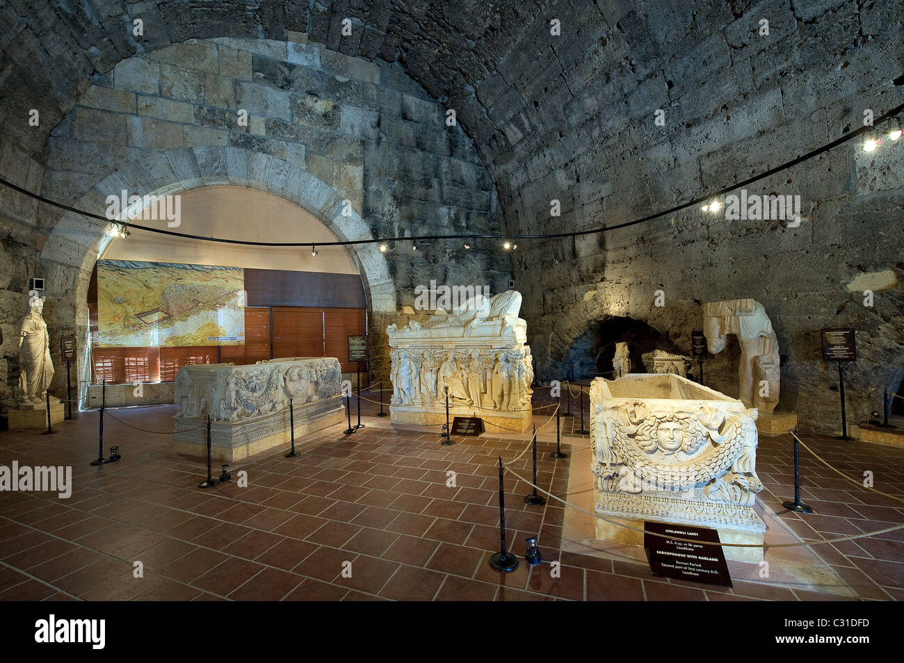 Hierapolis Museum Denizli Turkey Stock Photo - Alamy