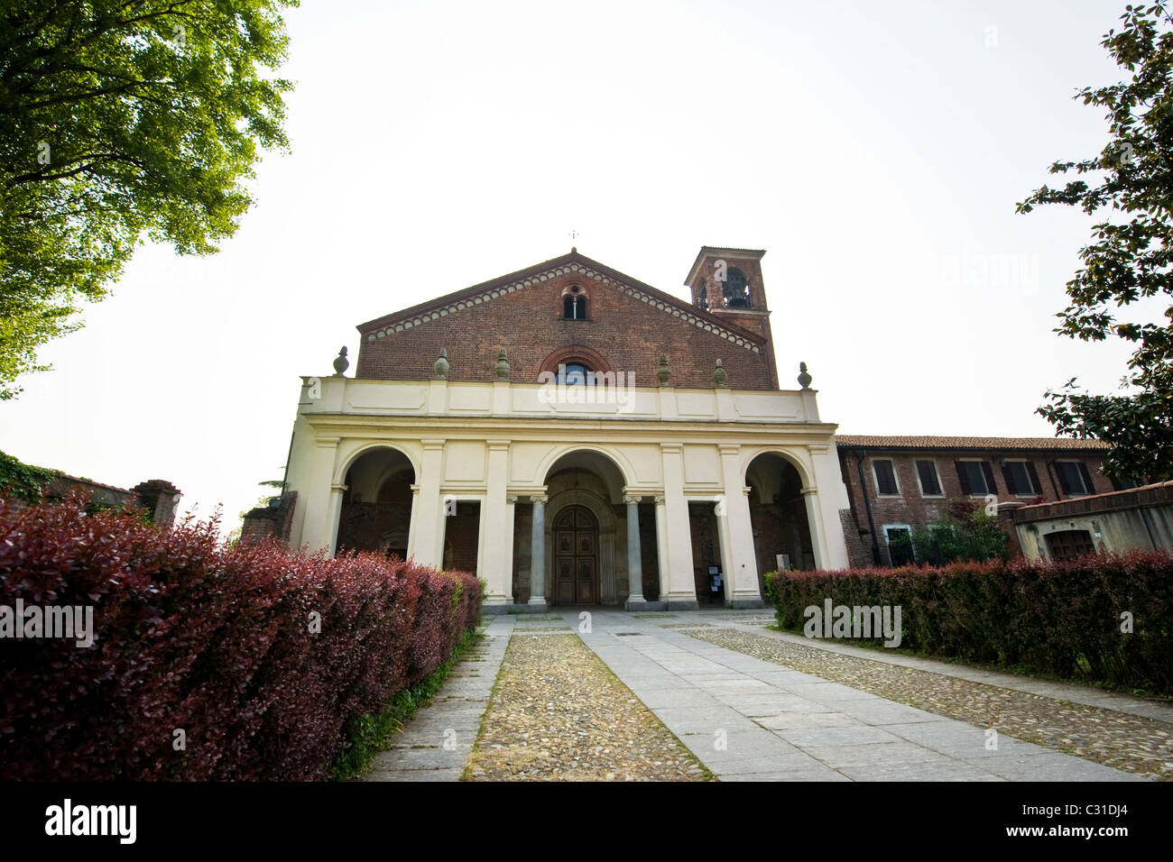 Chiaravalle Abbey, Milan Stock Photo - Alamy