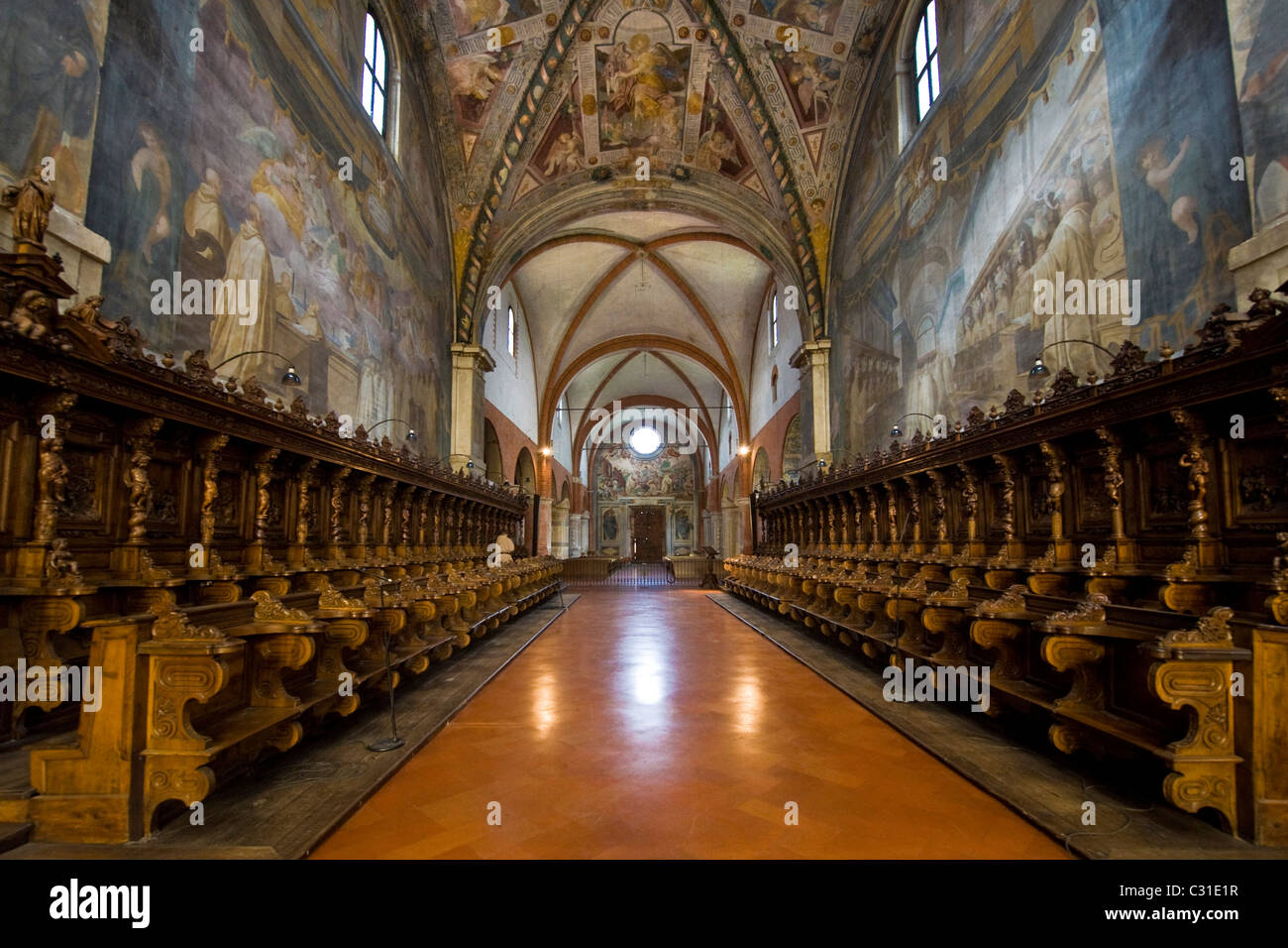 Chiaravalle Abbey, Milan Stock Photo - Alamy