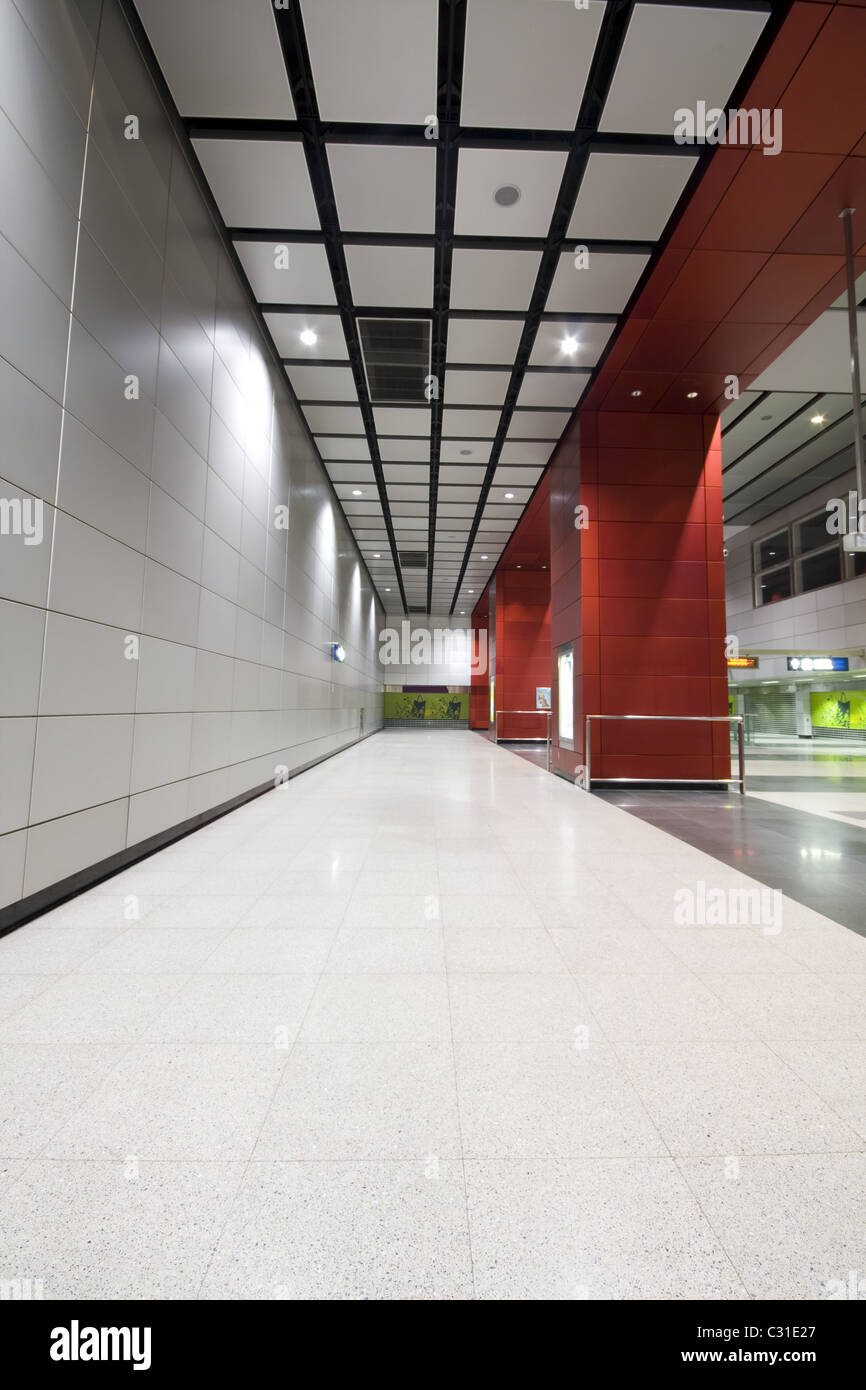 it is a large business hall in modern building Stock Photo - Alamy