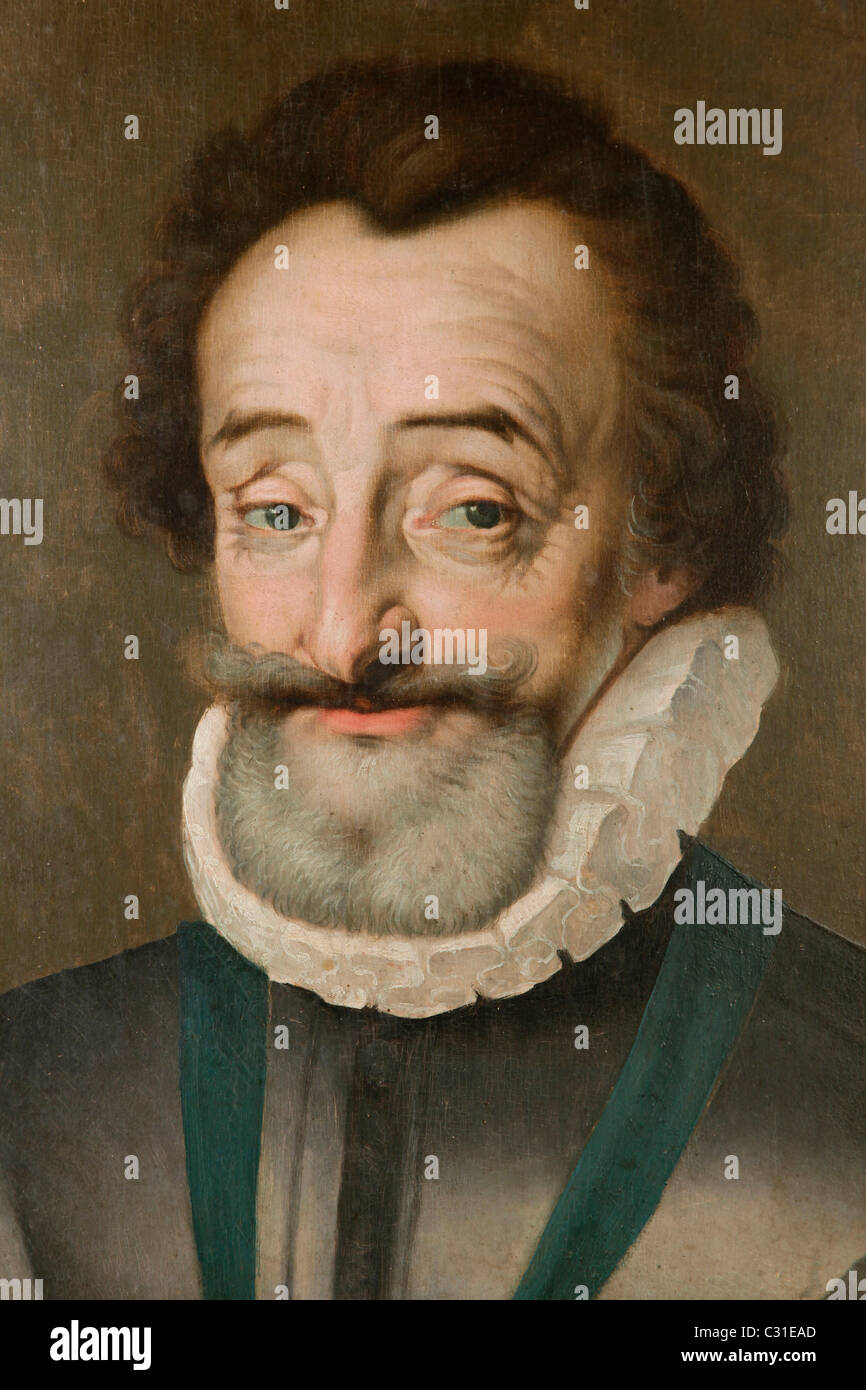 PORTRAIT OF KING HENRI IV, PART OF THE COLLECTION OF THE CHATEAU DE ...