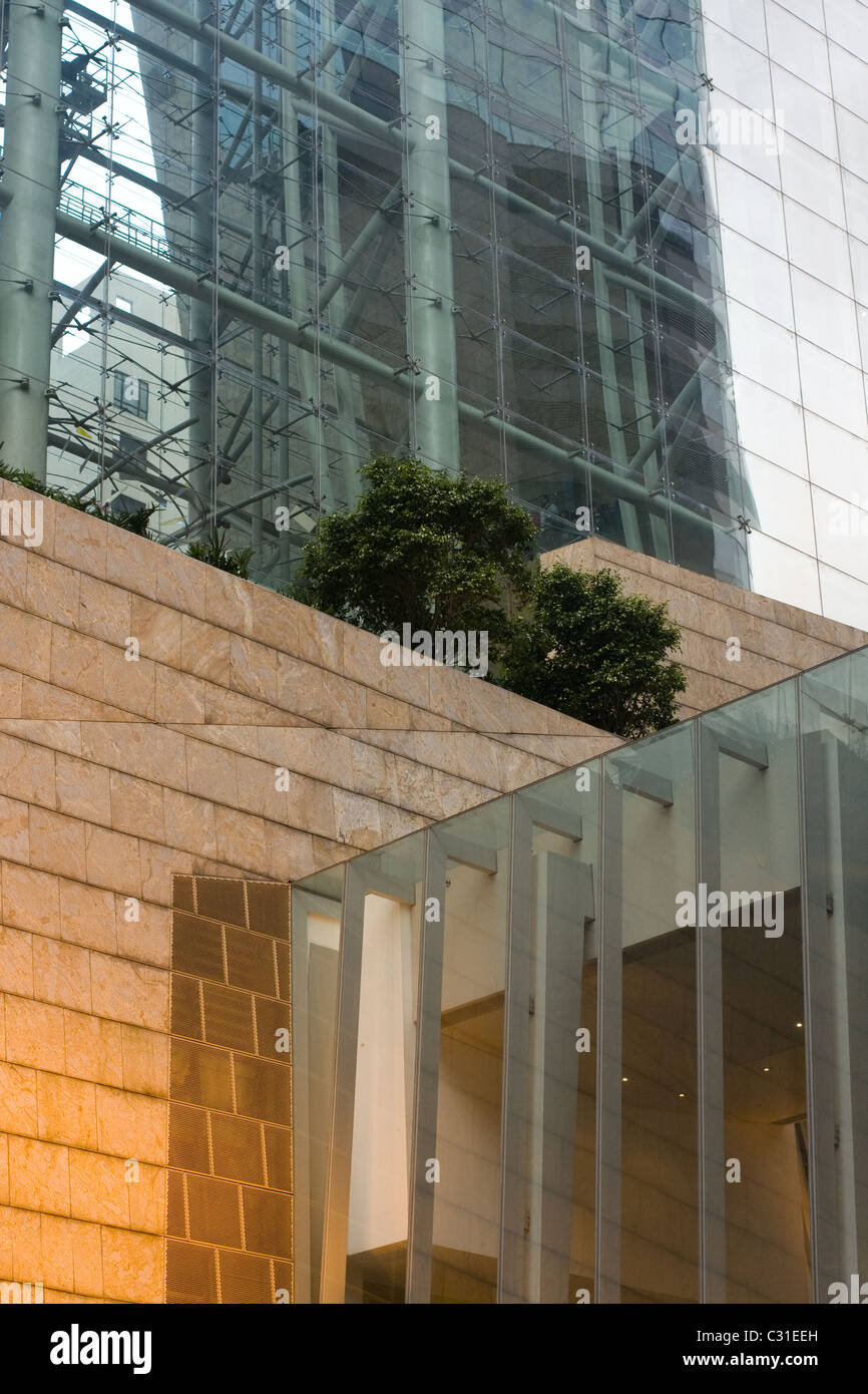 close up of modern building / abstract building background for design ...