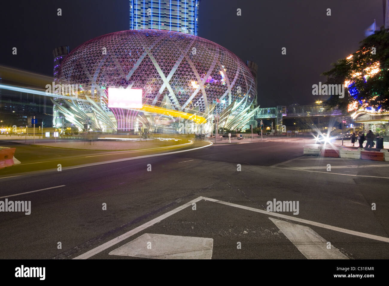 The construction scene of highrise casino building Stock Photo - Alamy