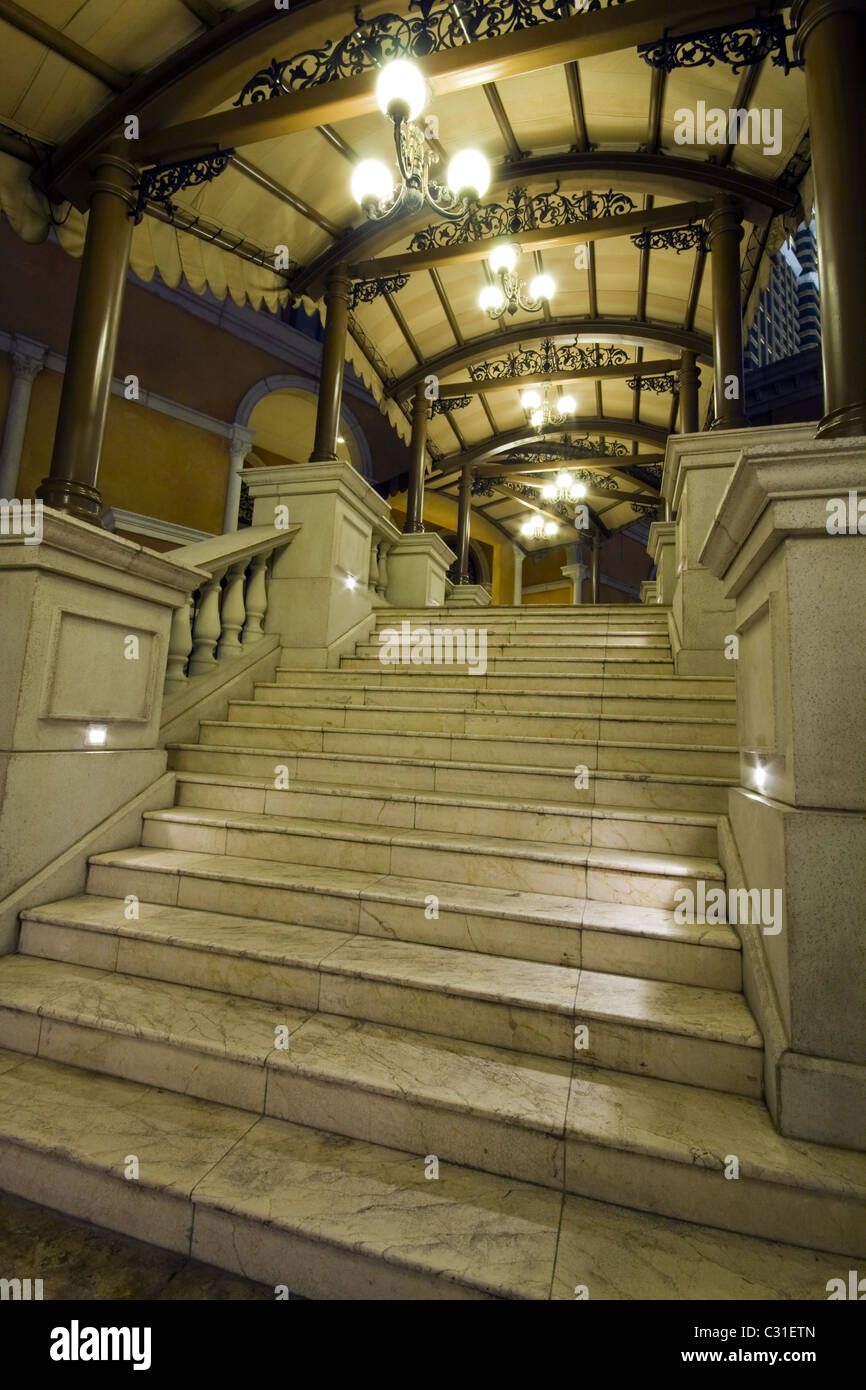 it is a stair of europe style in macau Stock Photo - Alamy