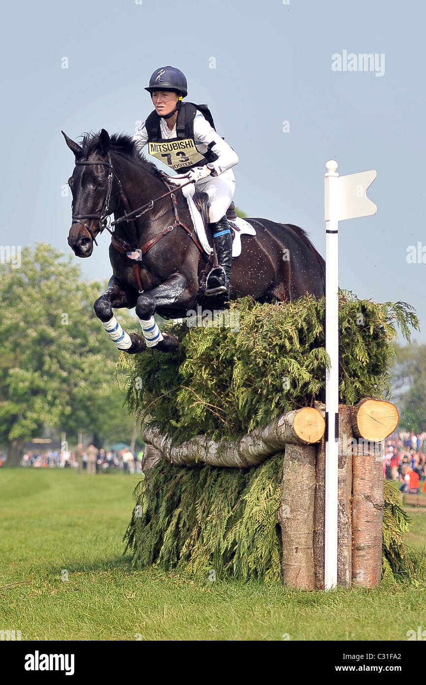 Jennifer Wooten (USA) riding THE GOOD WITCH at fence 14. Mitsubishi ...