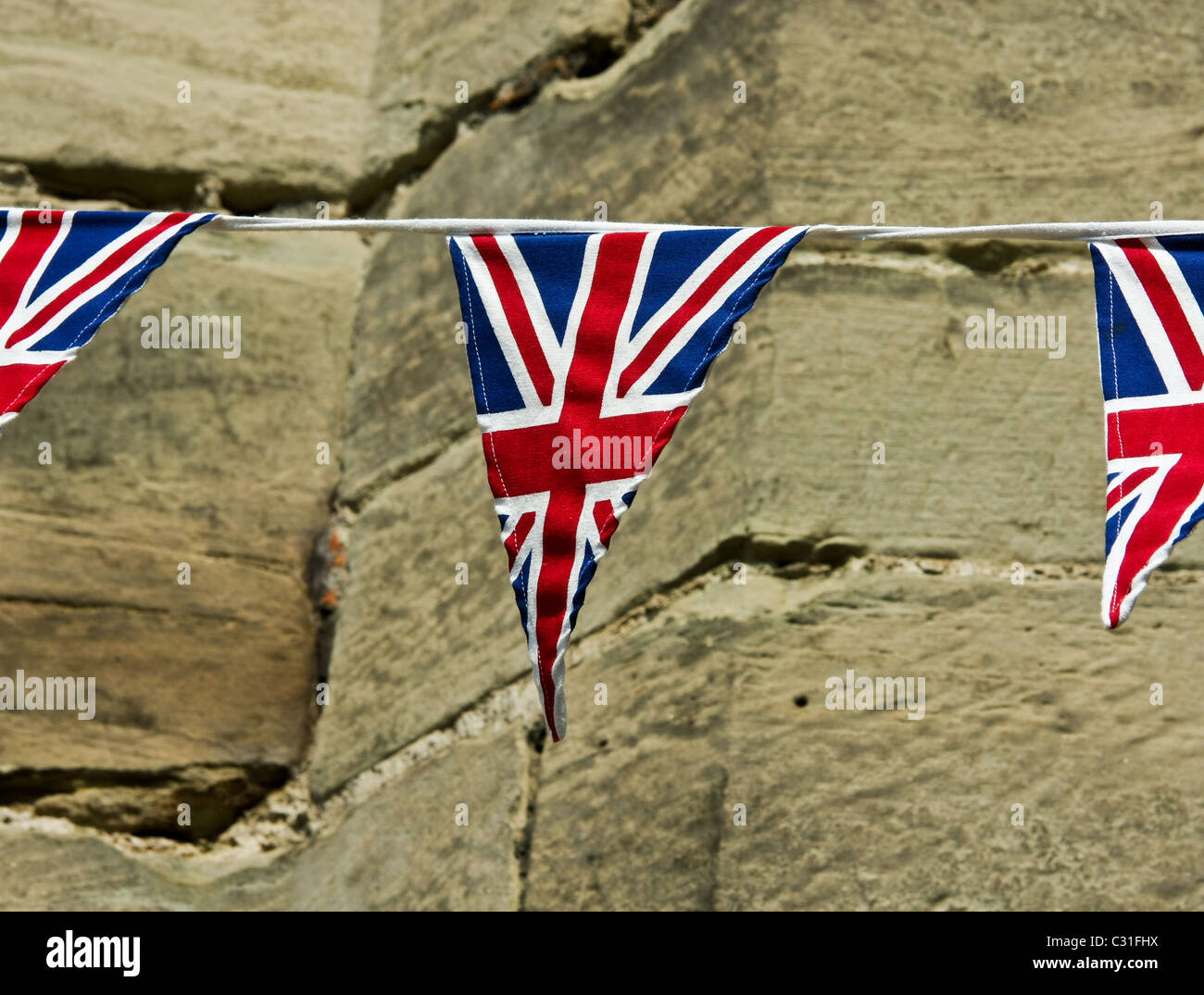 Union Jack Bunting Stock Photo - Alamy