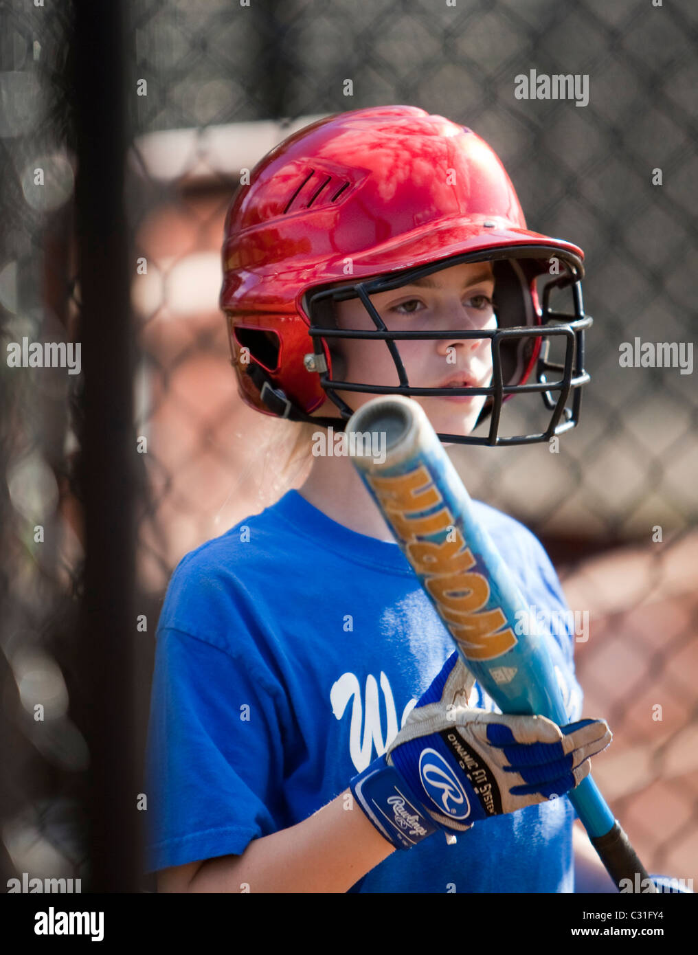 Softball bat hi-res stock photography and images - Alamy