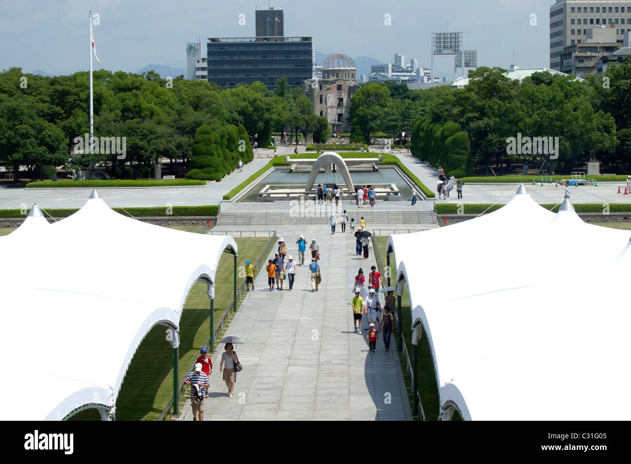 Peace memorial tent hi-res stock photography and images - Alamy